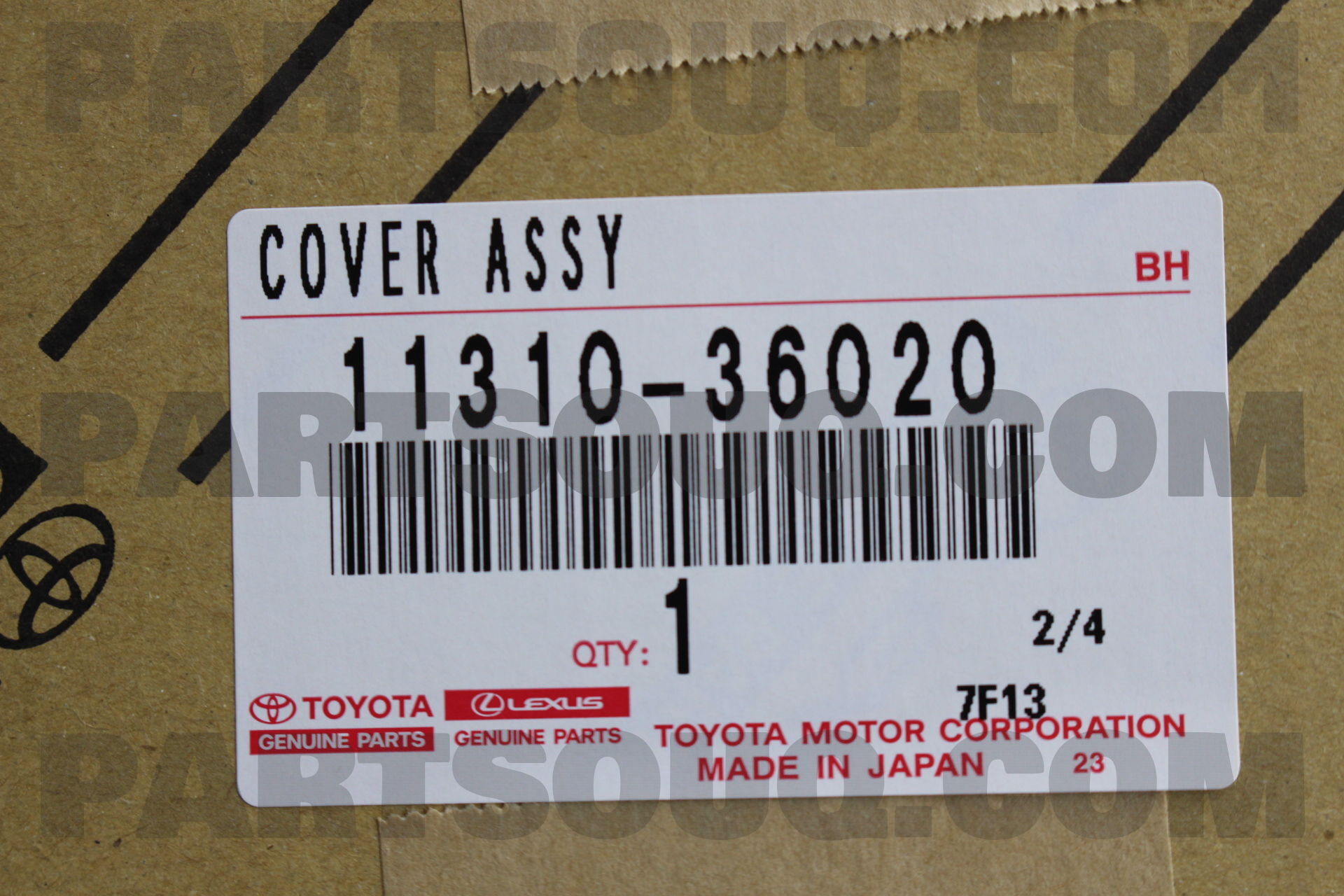 TIMING CHAIN COVER TO 11310-36020,11310-36040 CAMRY/AURION/HV 201201 ...