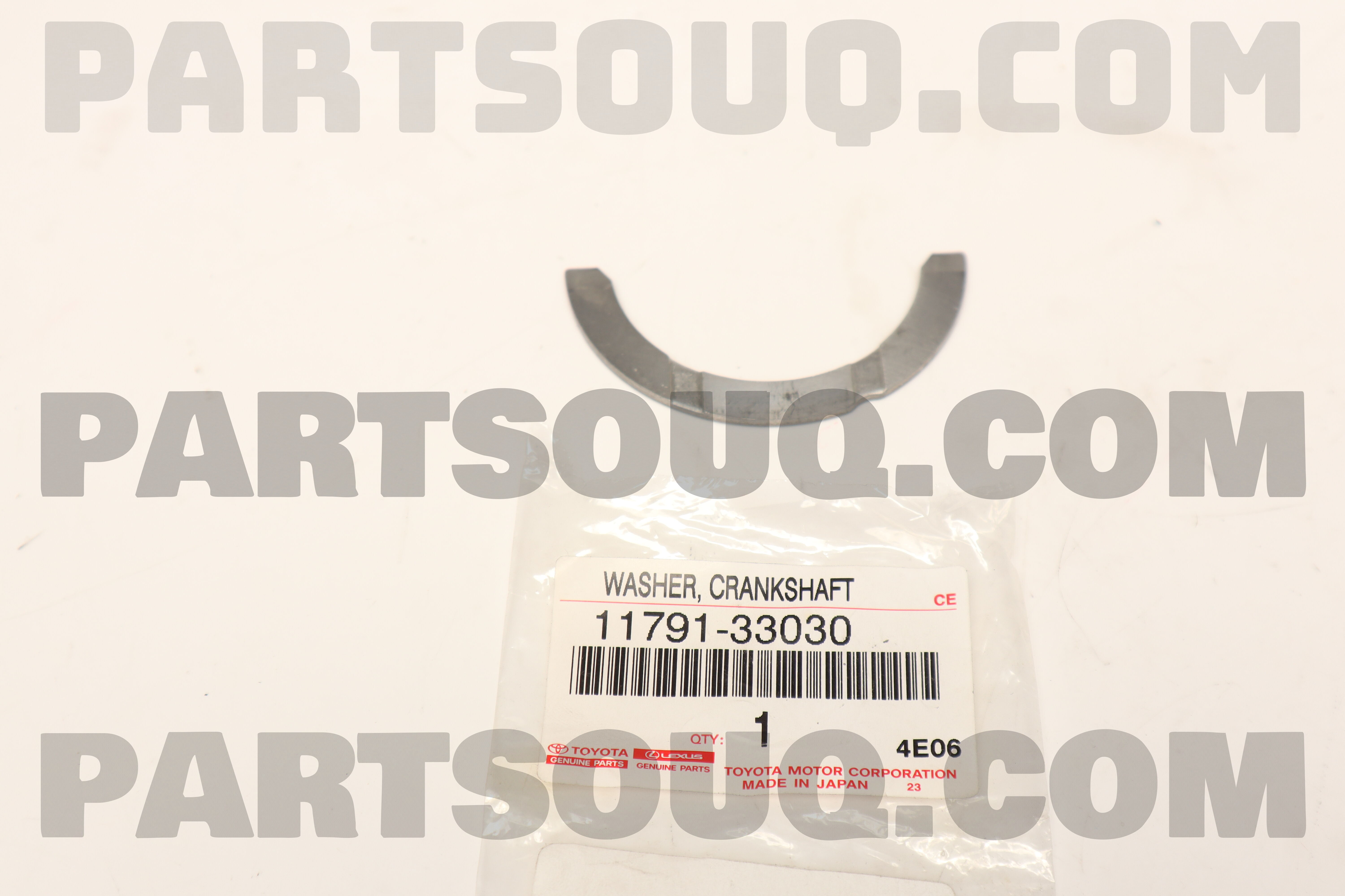WASHER, CRANKSHAFT THRUST, UPPER 1179133030 | Toyota Parts | PartSouq