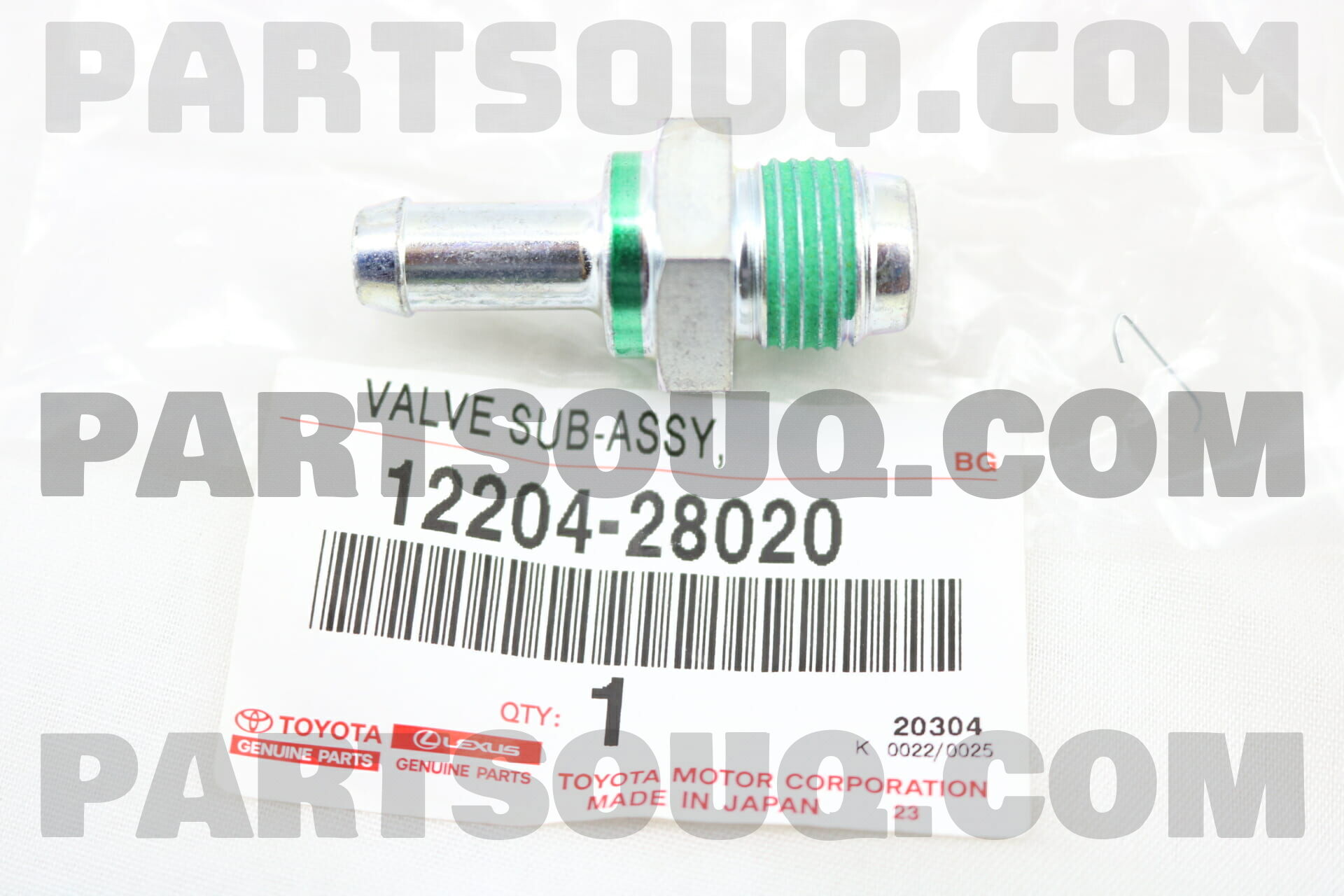 VALVE SUB-ASSY, VENTILATION 1220428020 | Toyota Parts | PartSouq