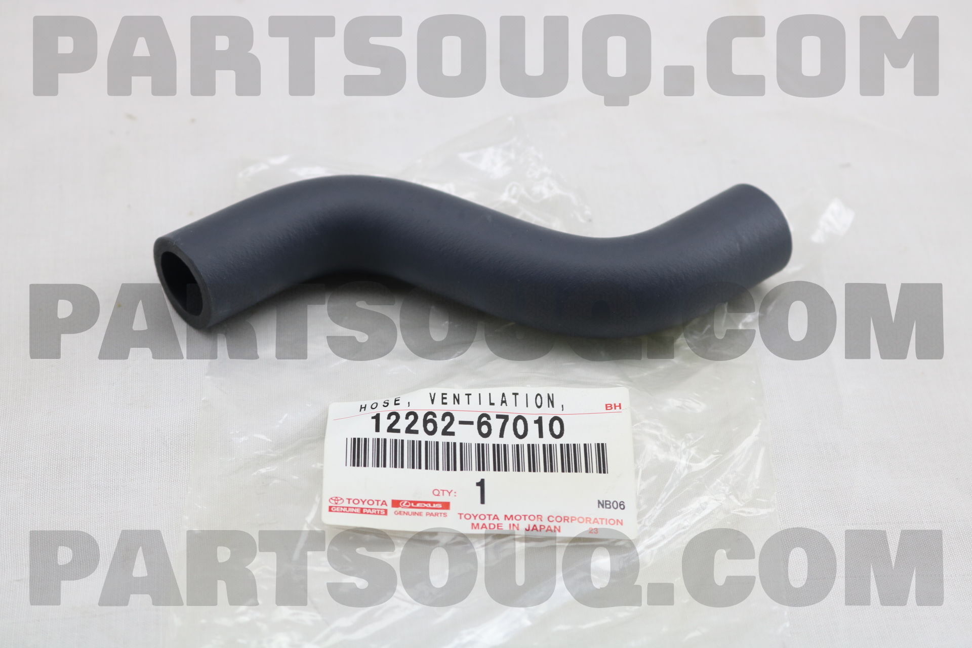 HOSE, VENTILATION, NO.2 1226267010 | Toyota Parts | PartSouq