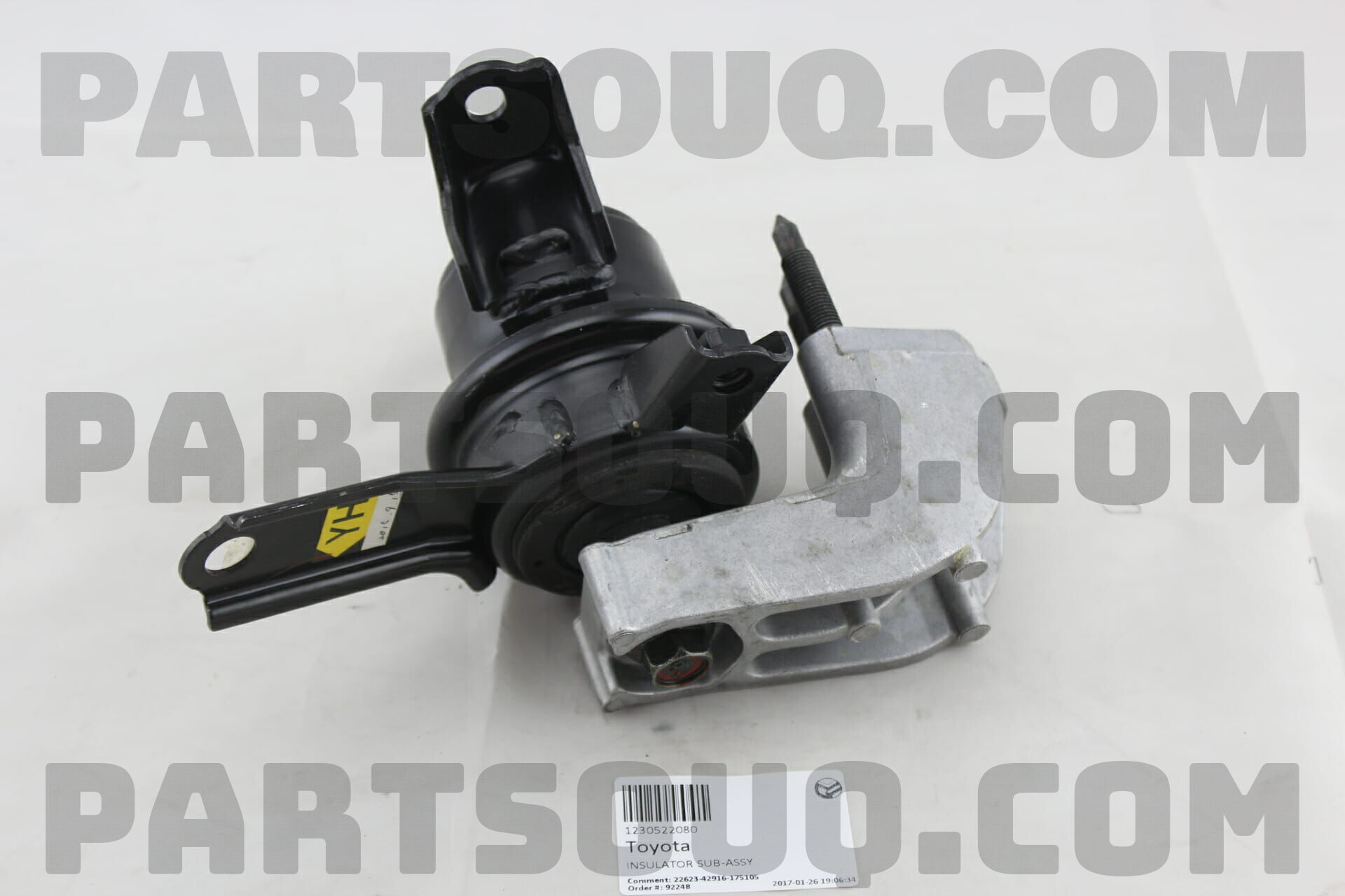 INSULATOR, ENGINE MOUNTING, RH(FOR TRANSVERSE ENGINE) 1230522080 ...