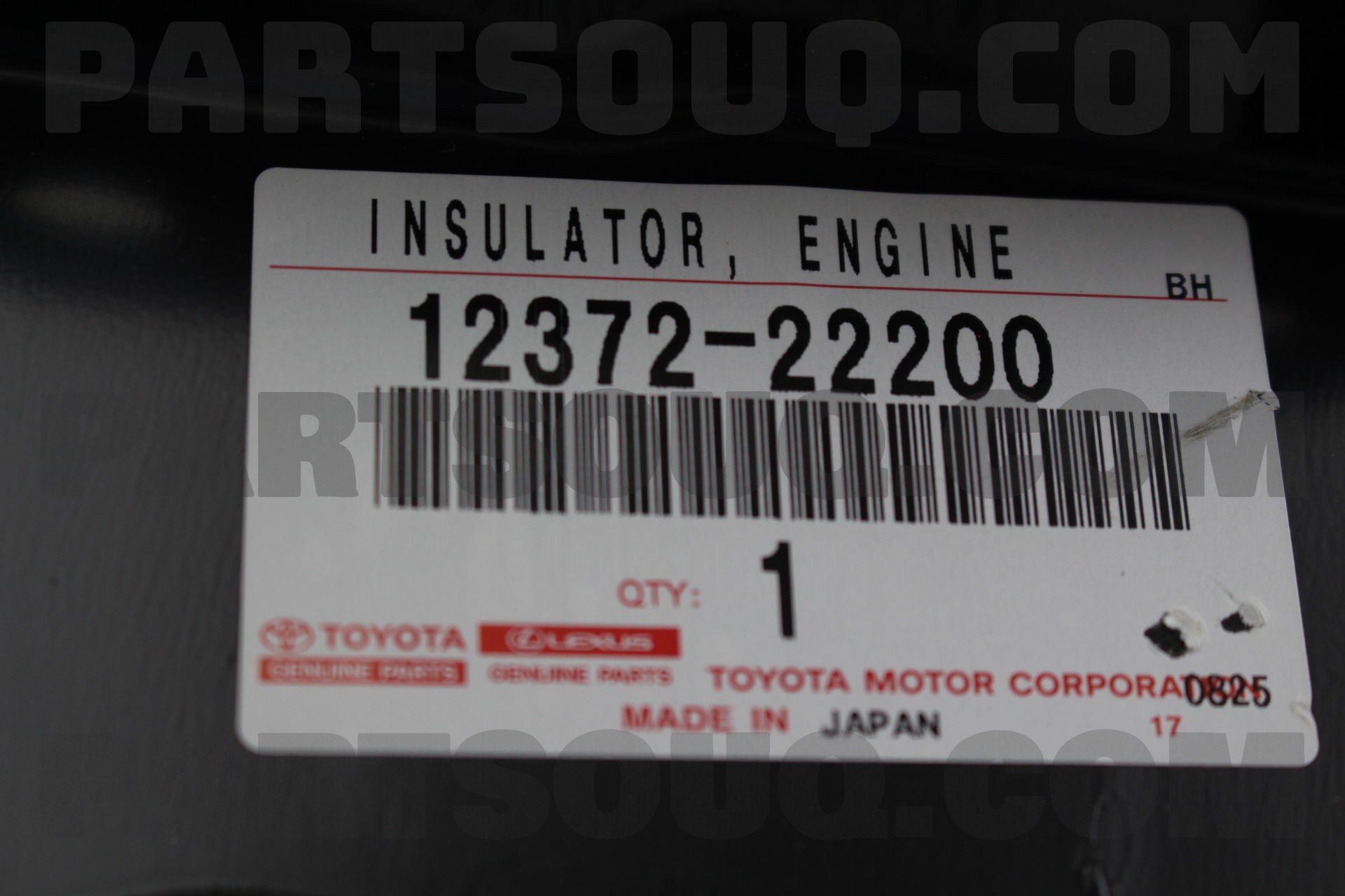 INSULATOR, ENGINE MOUNTING, LH(FOR TRANSVERSE ENGINE) 1237222200 ...