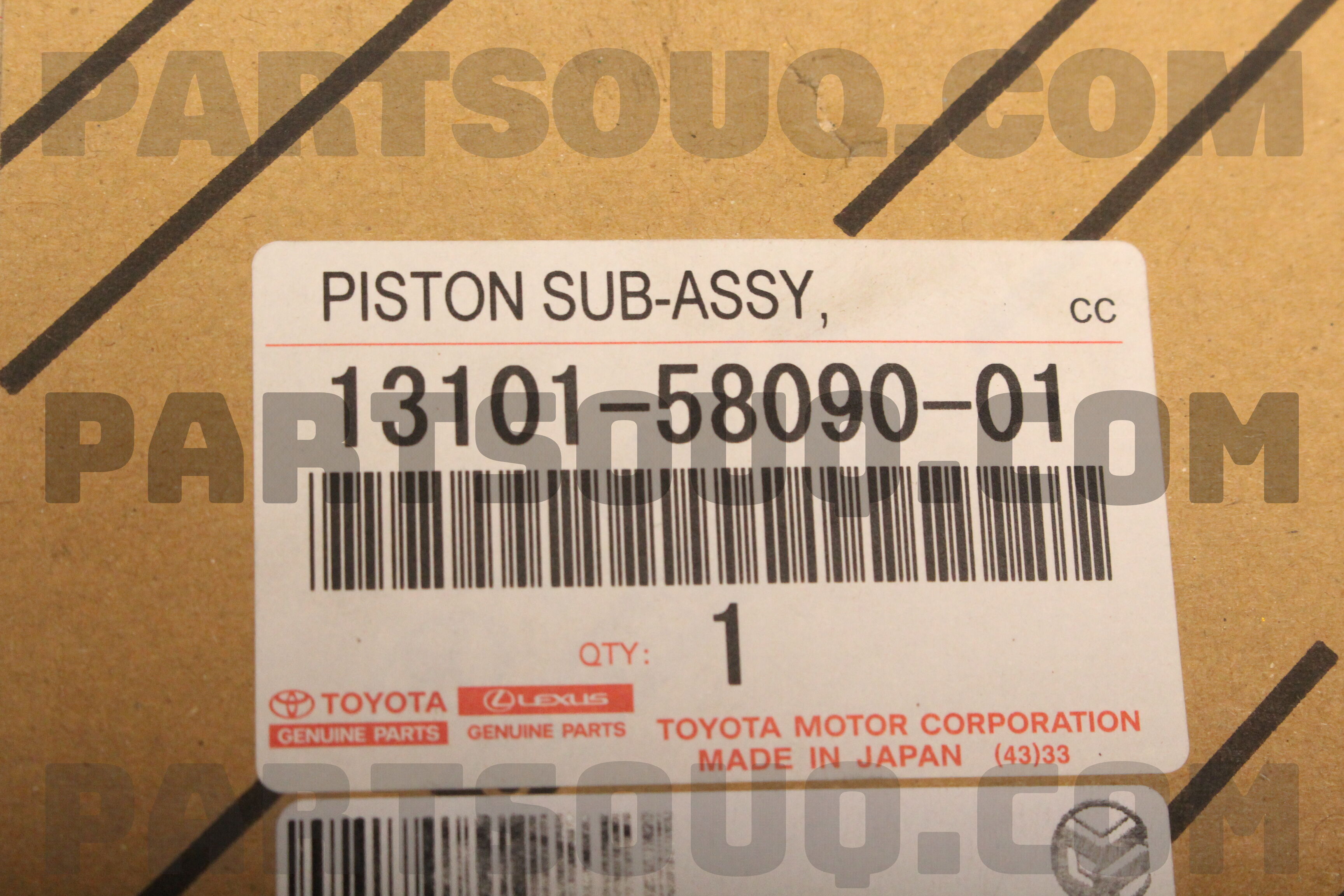 PISTON SUB-ASSY, W/PIN 131011704002 | Toyota Parts | PartSouq