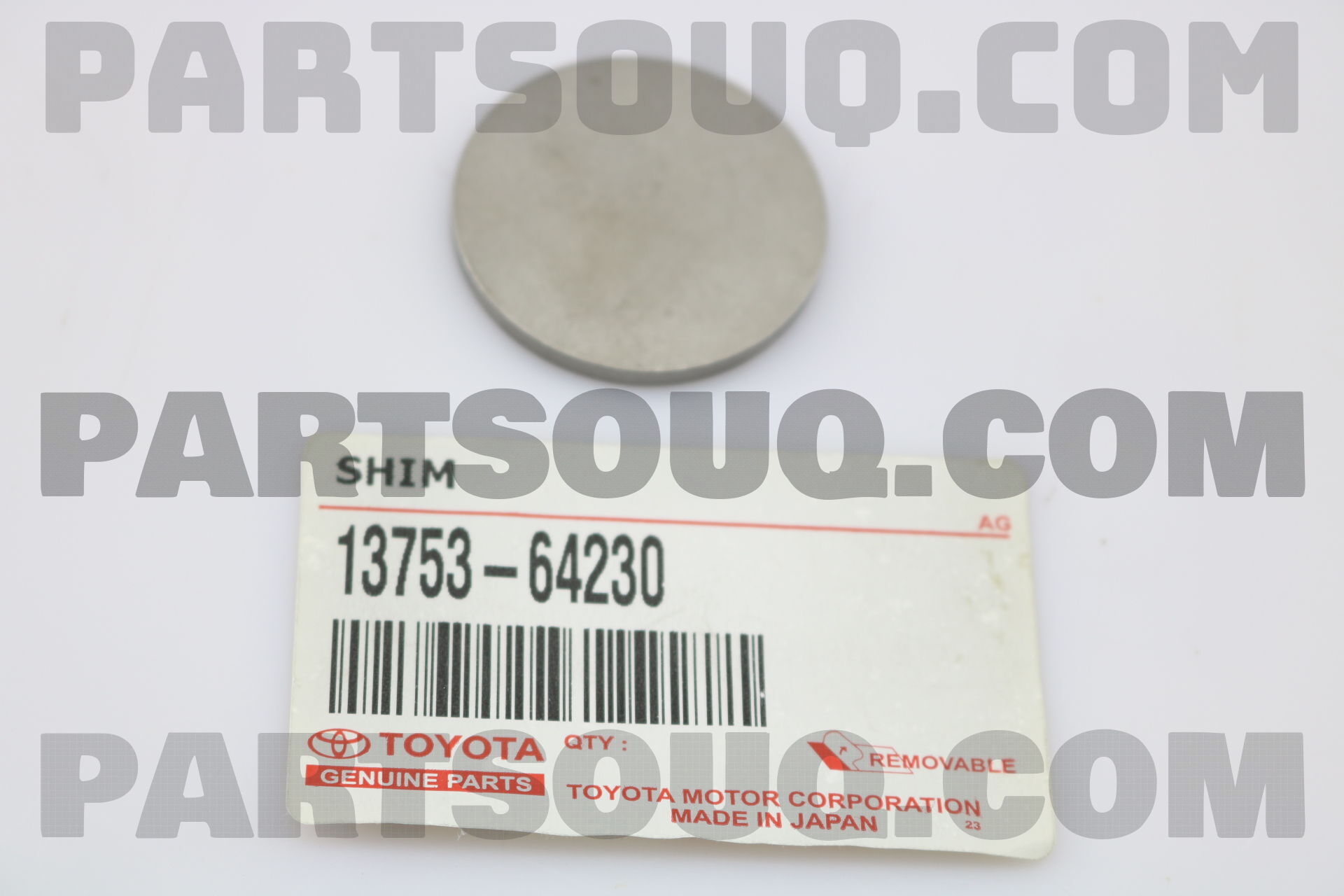 SHIM, VALVE ADJUSTING 1375364230 | Toyota Parts | PartSouq