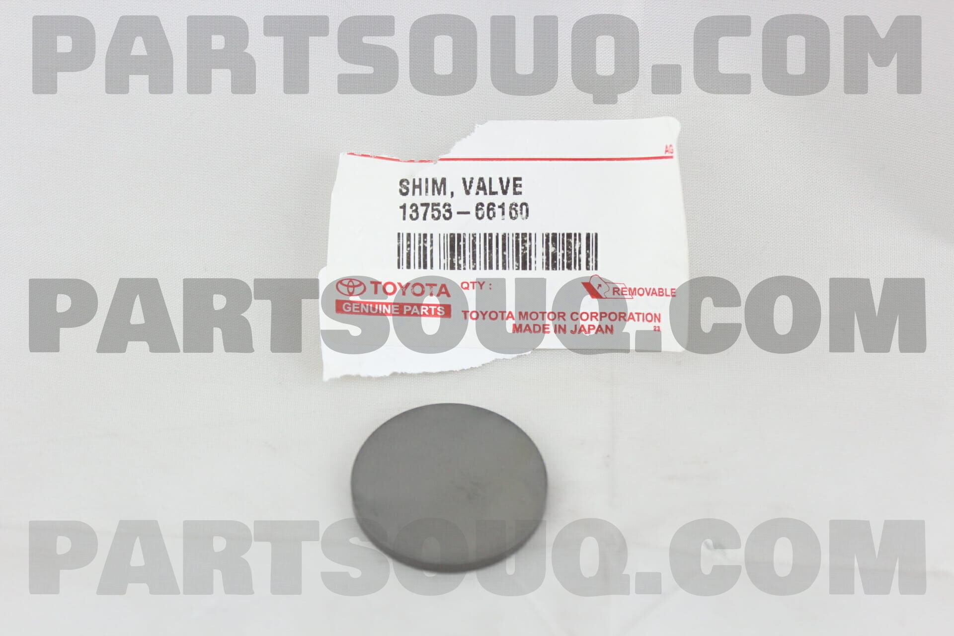 SHIM, VALVE ADJUSTING 1375366160 | Toyota Parts | PartSouq