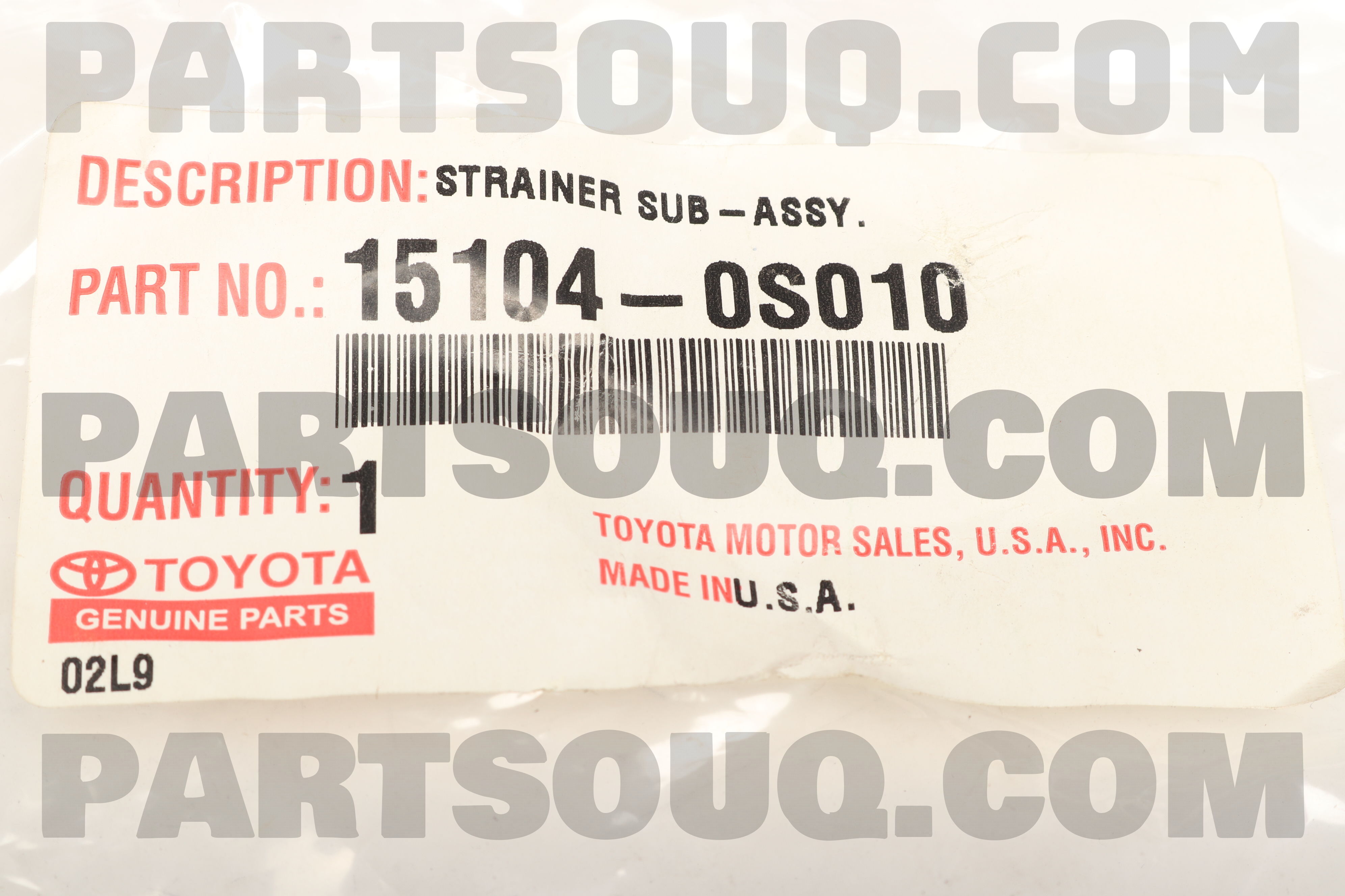 STRAINER SUB-ASSY, OIL 151040S010 | Toyota Parts | PartSouq