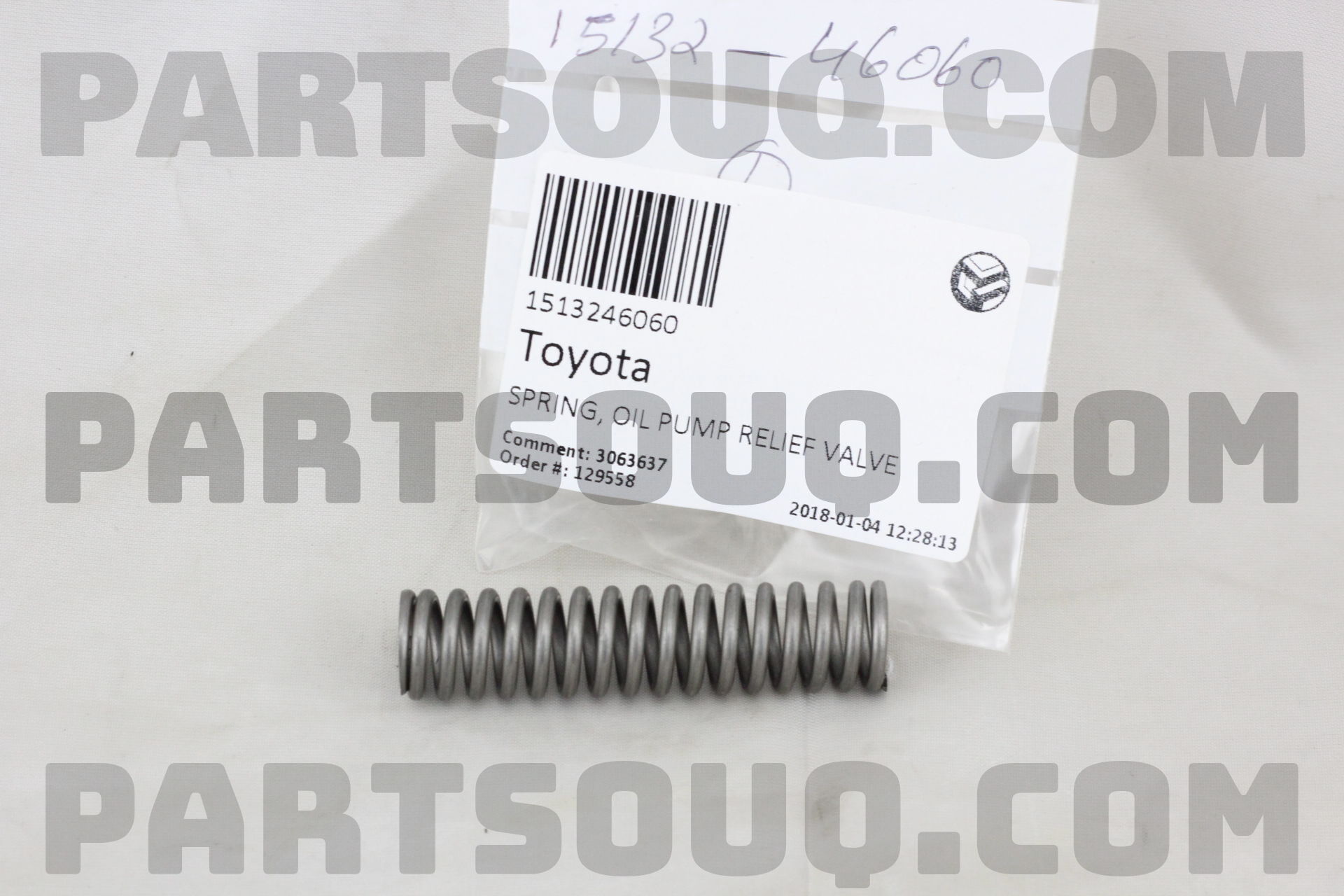 SPRING, OIL PUMP RELIEF VALVE 1513246060 | Toyota Parts | PartSouq