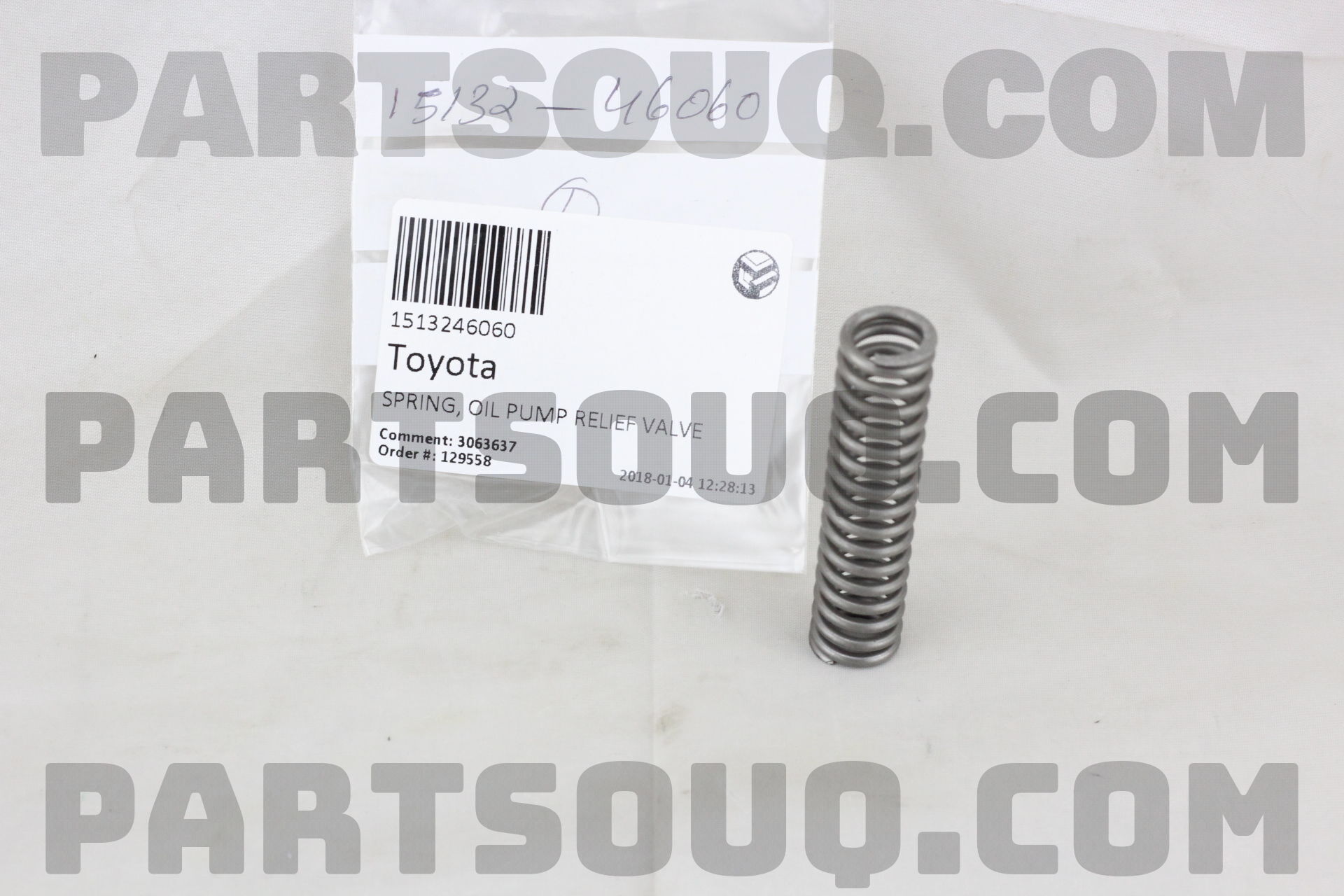SPRING, OIL PUMP RELIEF VALVE 1513246060 | Toyota Parts | PartSouq