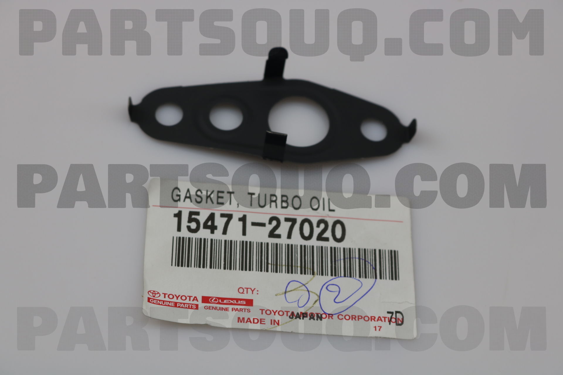 GASKET, TURBO OIL INLET 1547127020 | Toyota Parts | PartSouq