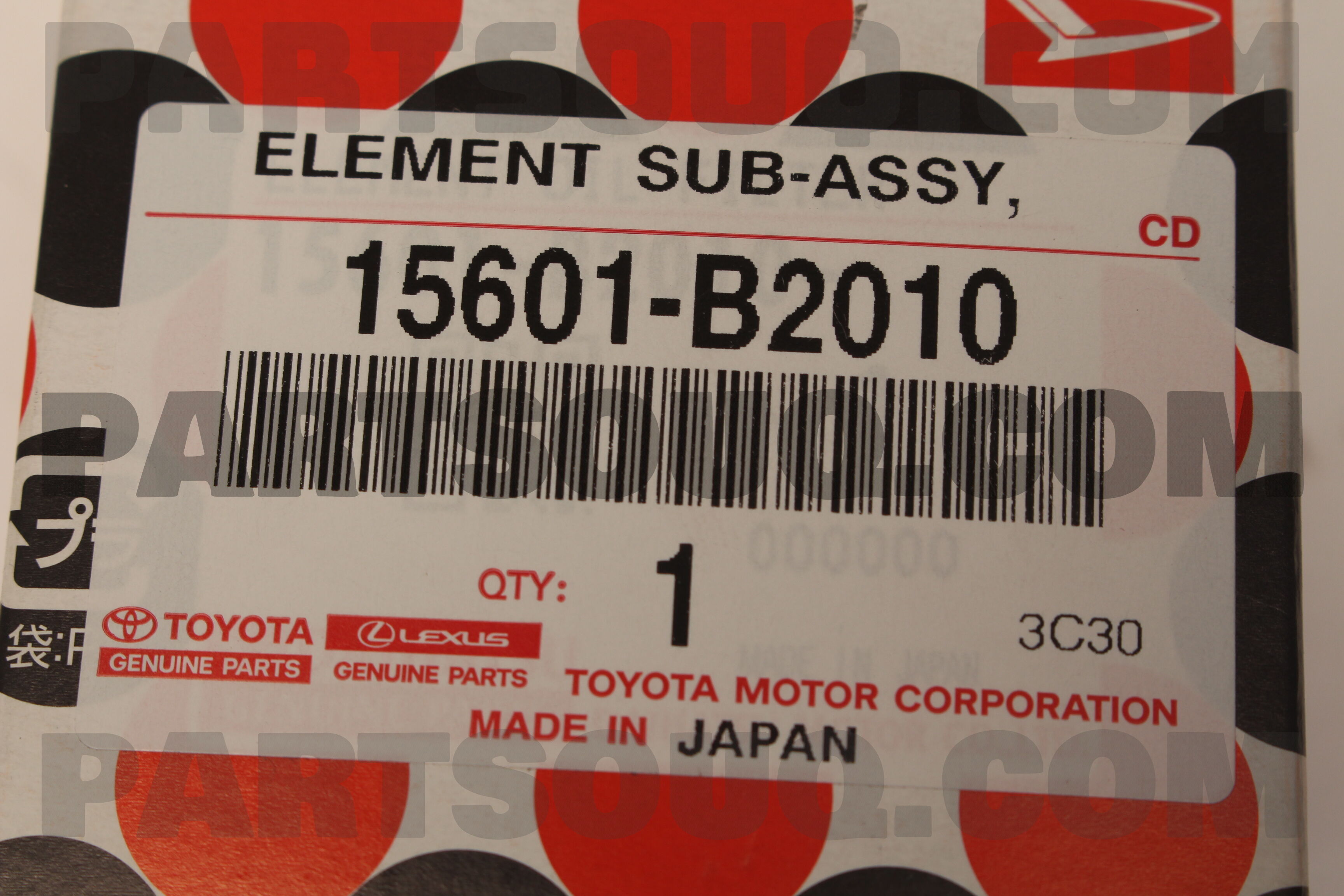 FILTER SUB-ASSY, OIL 15601B2010 | Toyota Parts | PartSouq