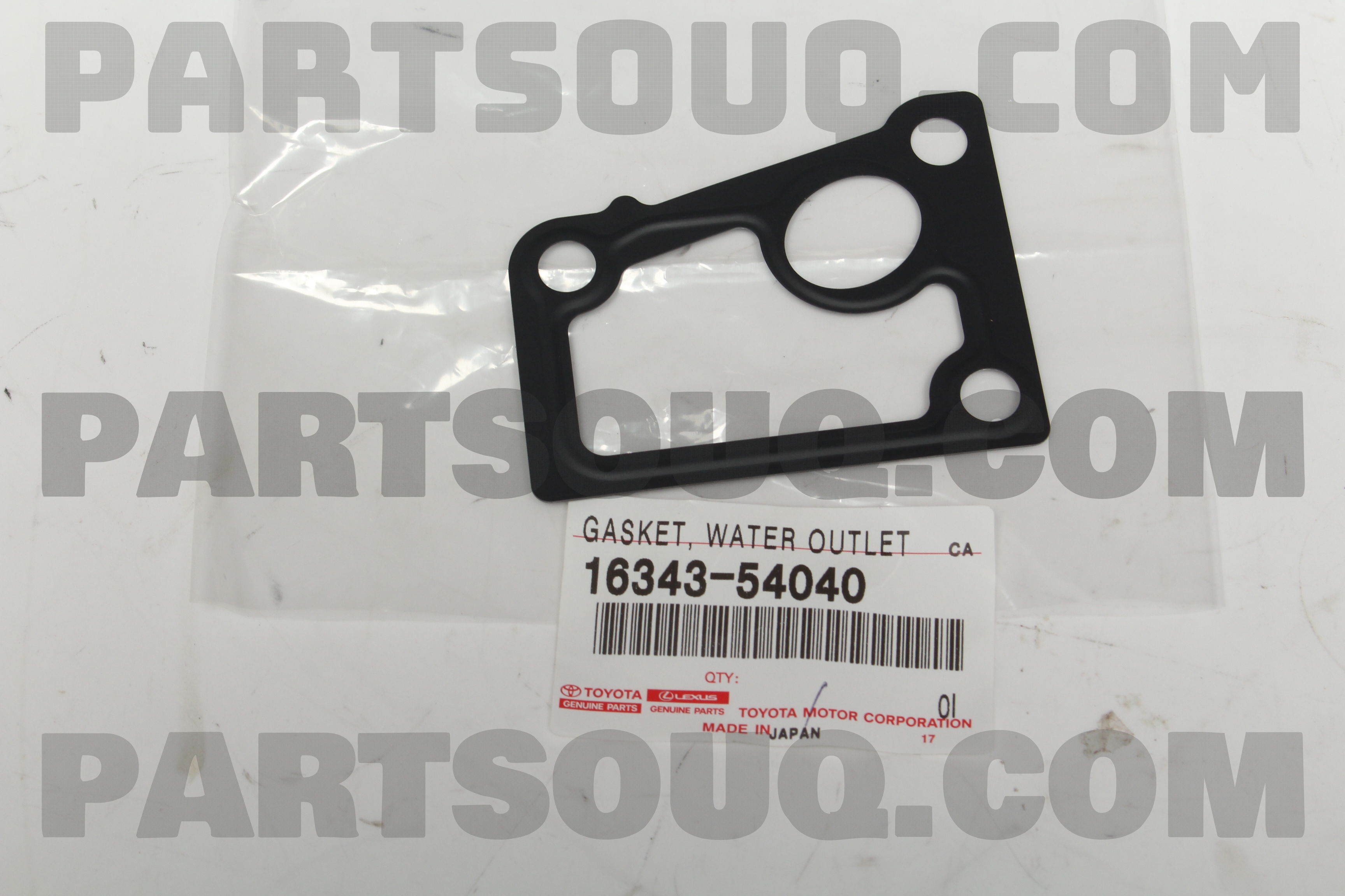 GASKET, WATER OUTLET HOUSING 1634354040 | Toyota Parts | PartSouq