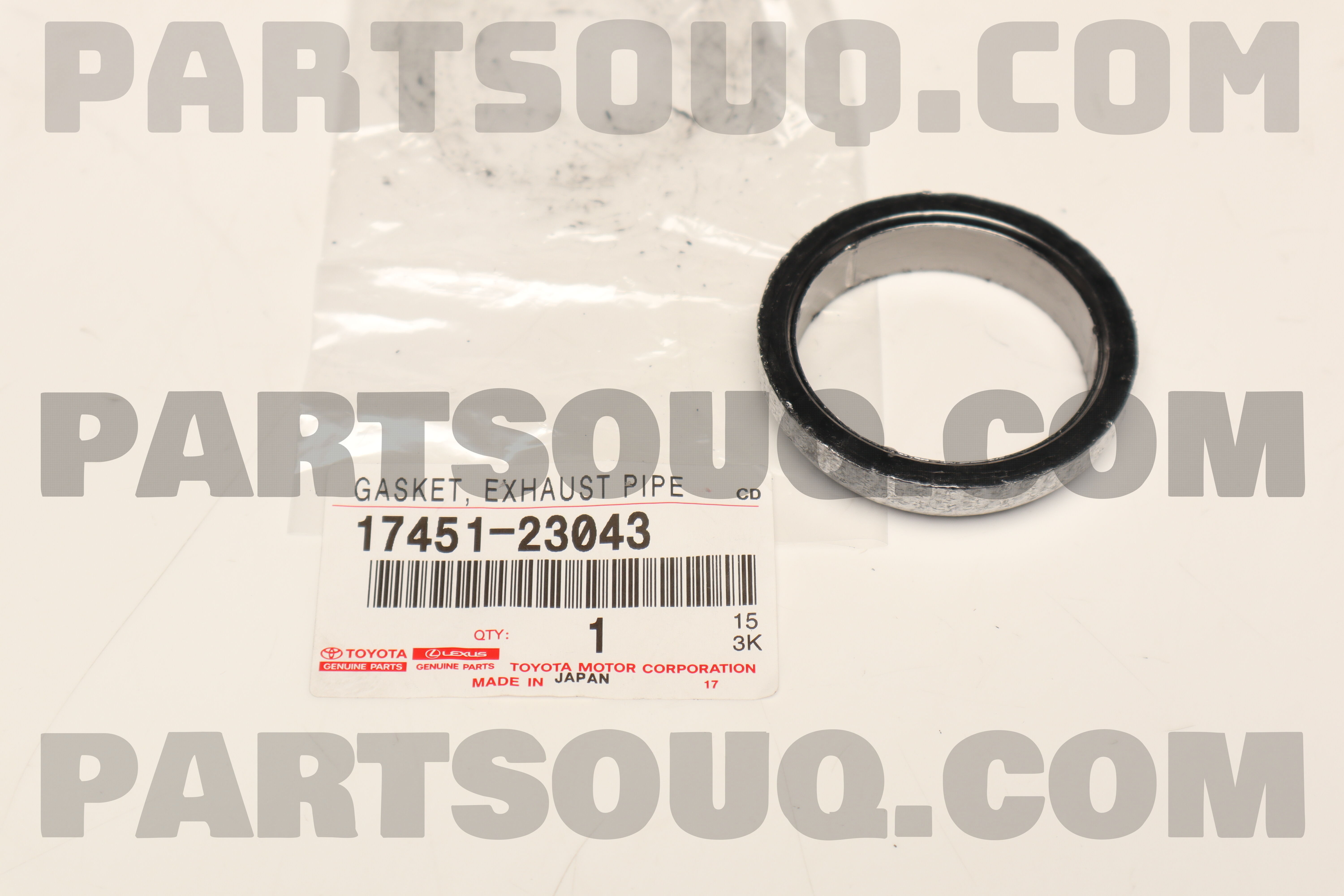GASKET, EXHAUST PIPE 1745123042 | Toyota Parts | PartSouq