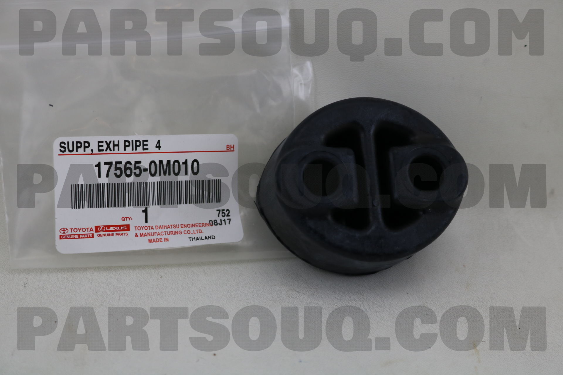SUPPORT, EXHAUST PIPE, NO.3 175650M010 | Toyota Parts | PartSouq
