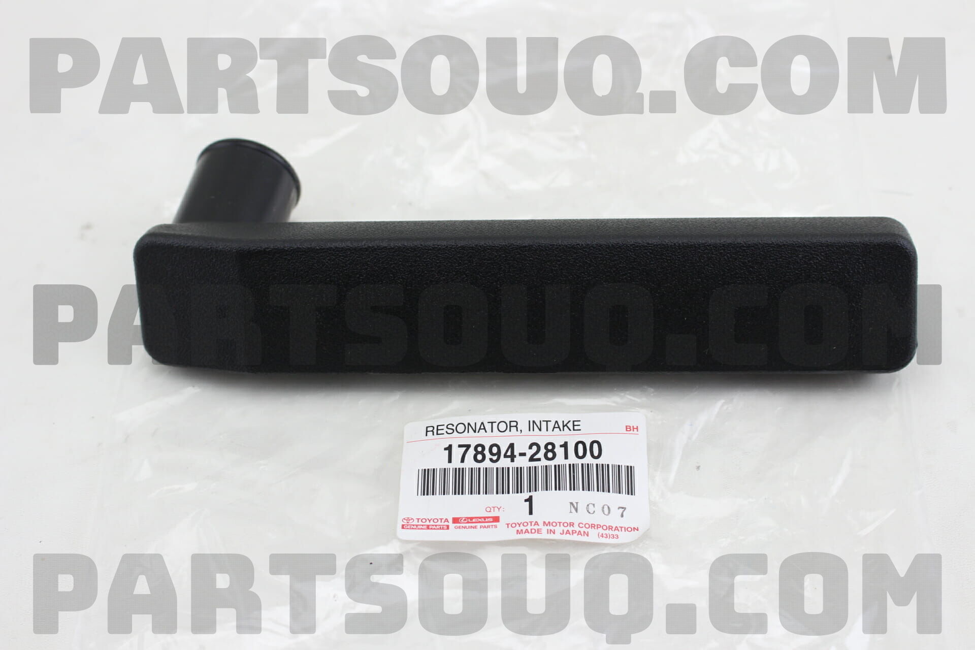 RESONATOR, INTAKE AIR, NO.2 1789428100 | Toyota Parts | PartSouq