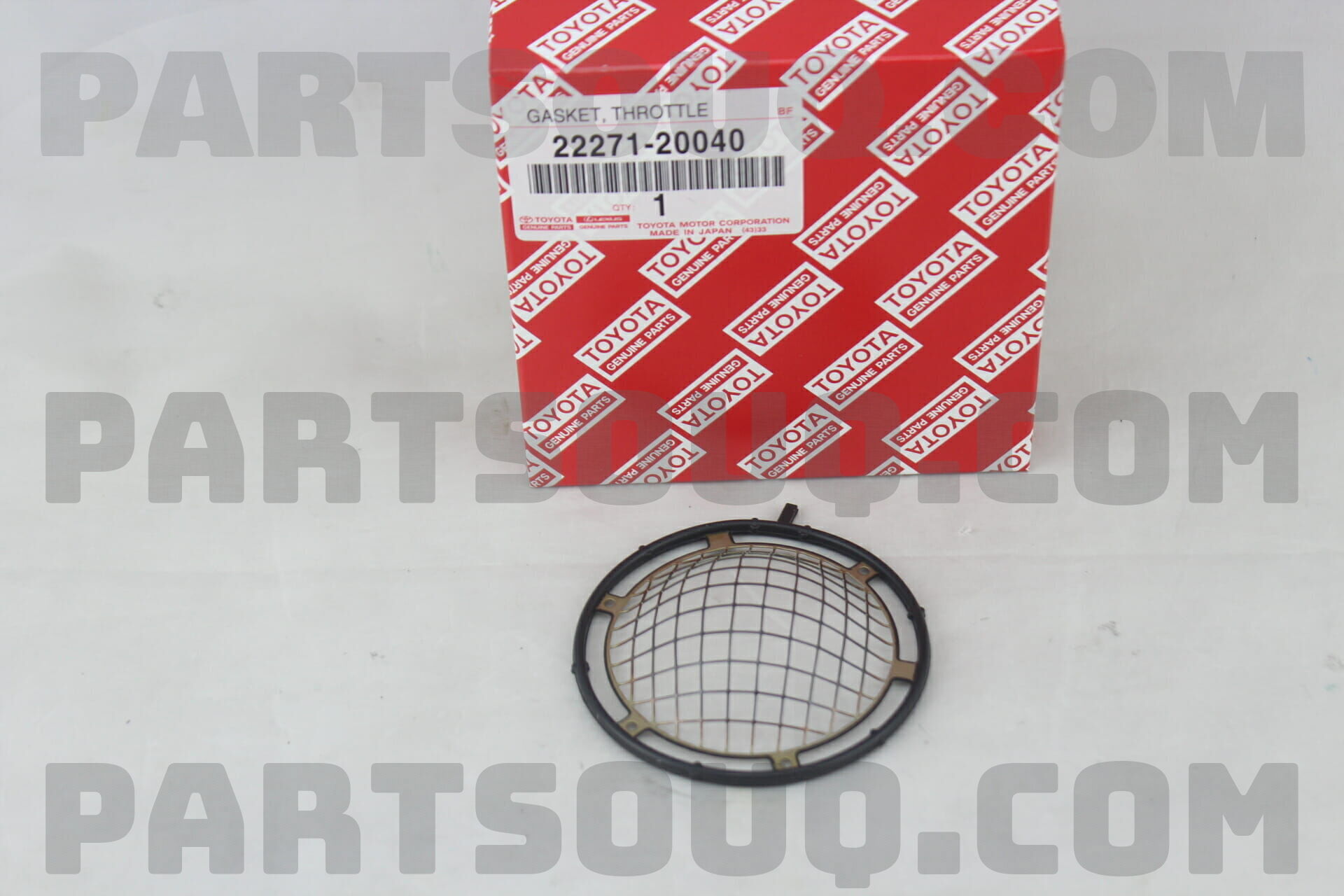 GASKET, INTAKE AIR CONNECTOR 2227120040 | Toyota Parts | PartSouq