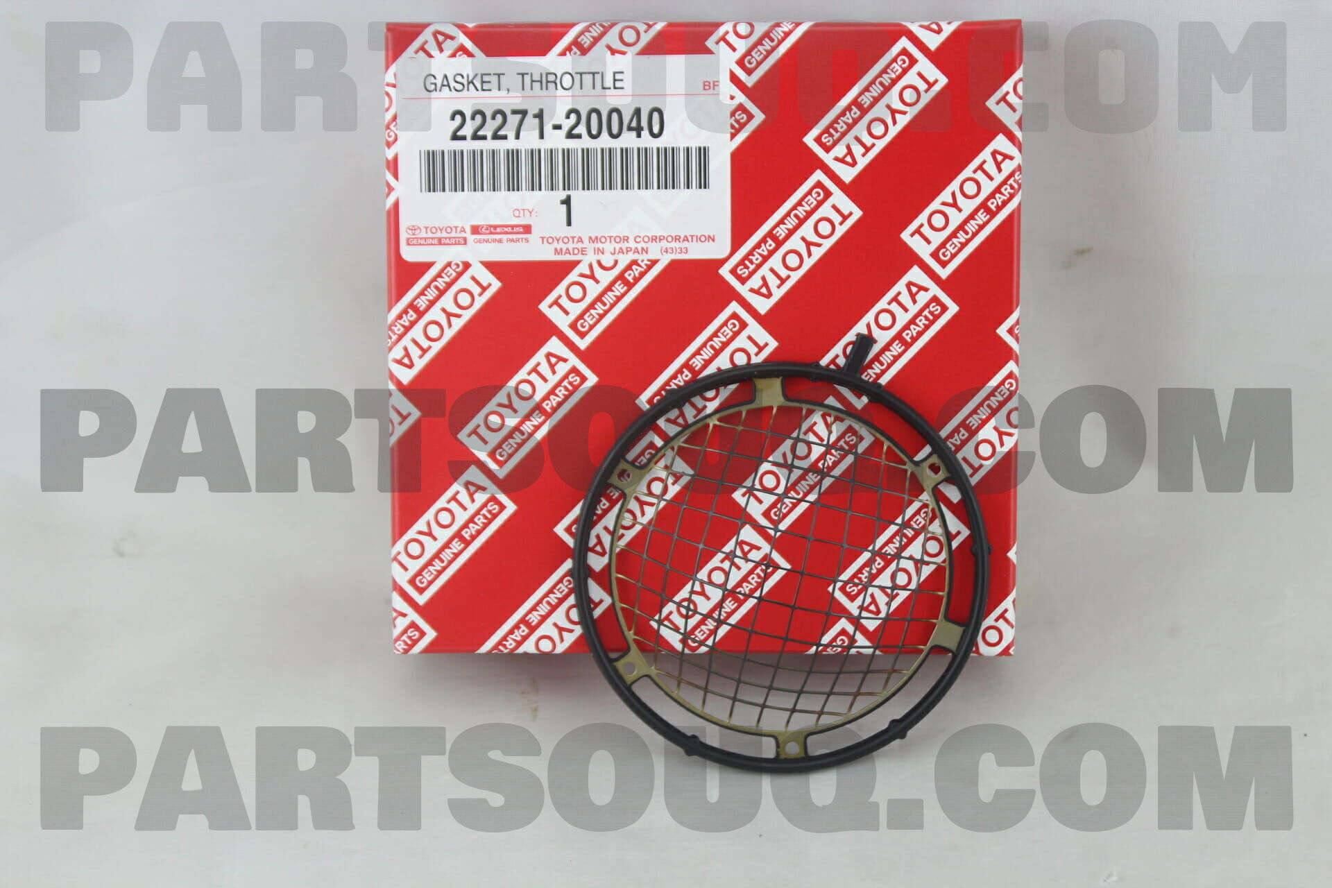 GASKET, INTAKE AIR CONNECTOR 2227120040 | Toyota Parts | PartSouq