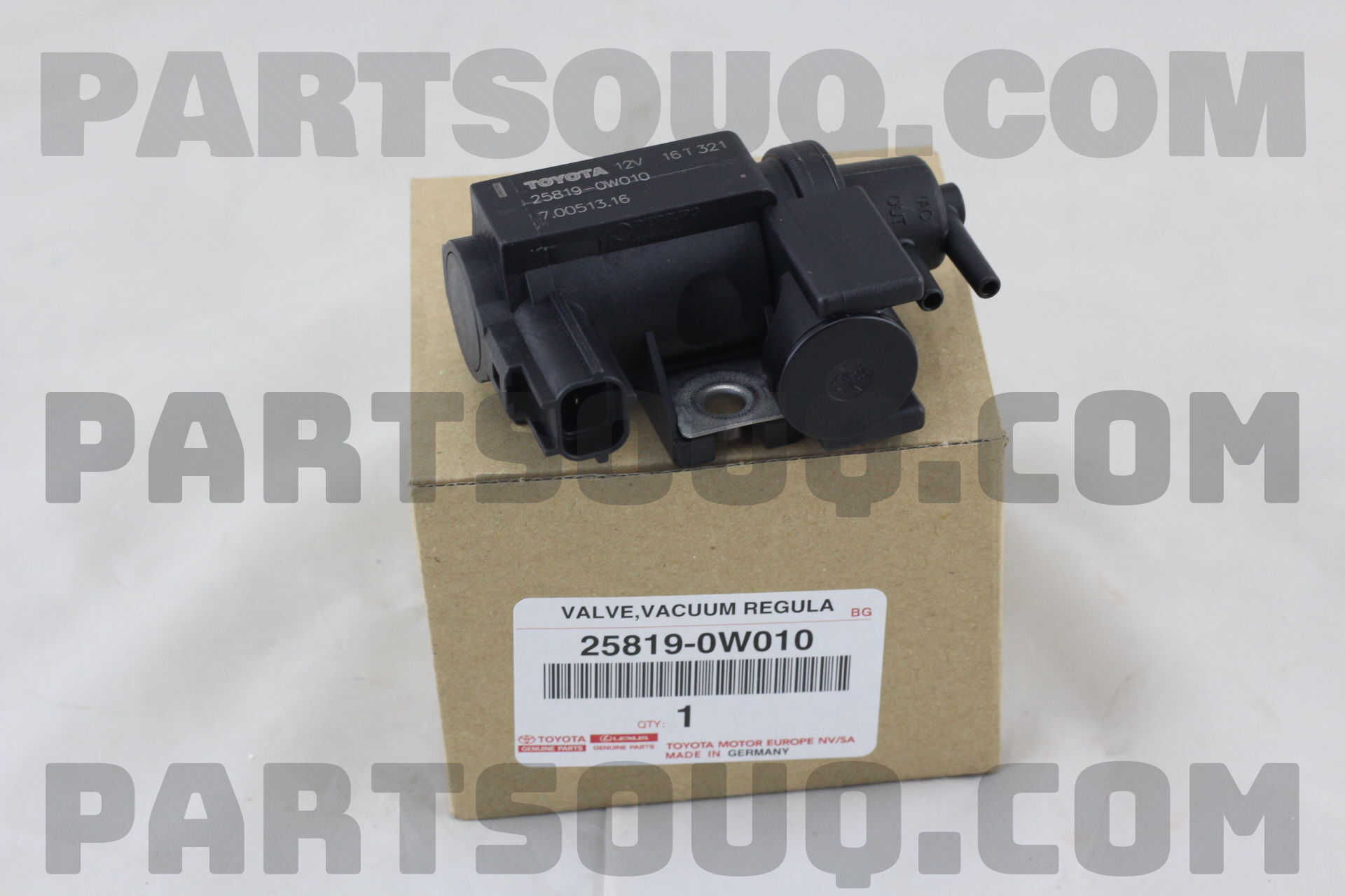 VALVE ASSY, VACUUM REGULATING 258190W010 | Toyota Parts | PartSouq