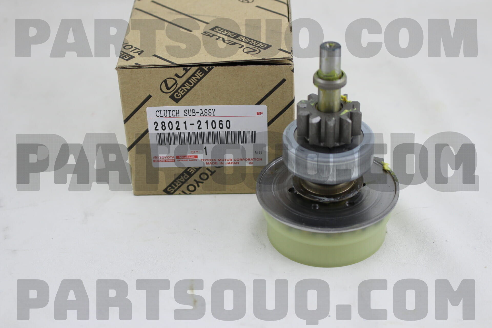 CLUTCH SUB-ASSY, STARTER CENTER BEARING 2802121060 | Toyota Parts ...
