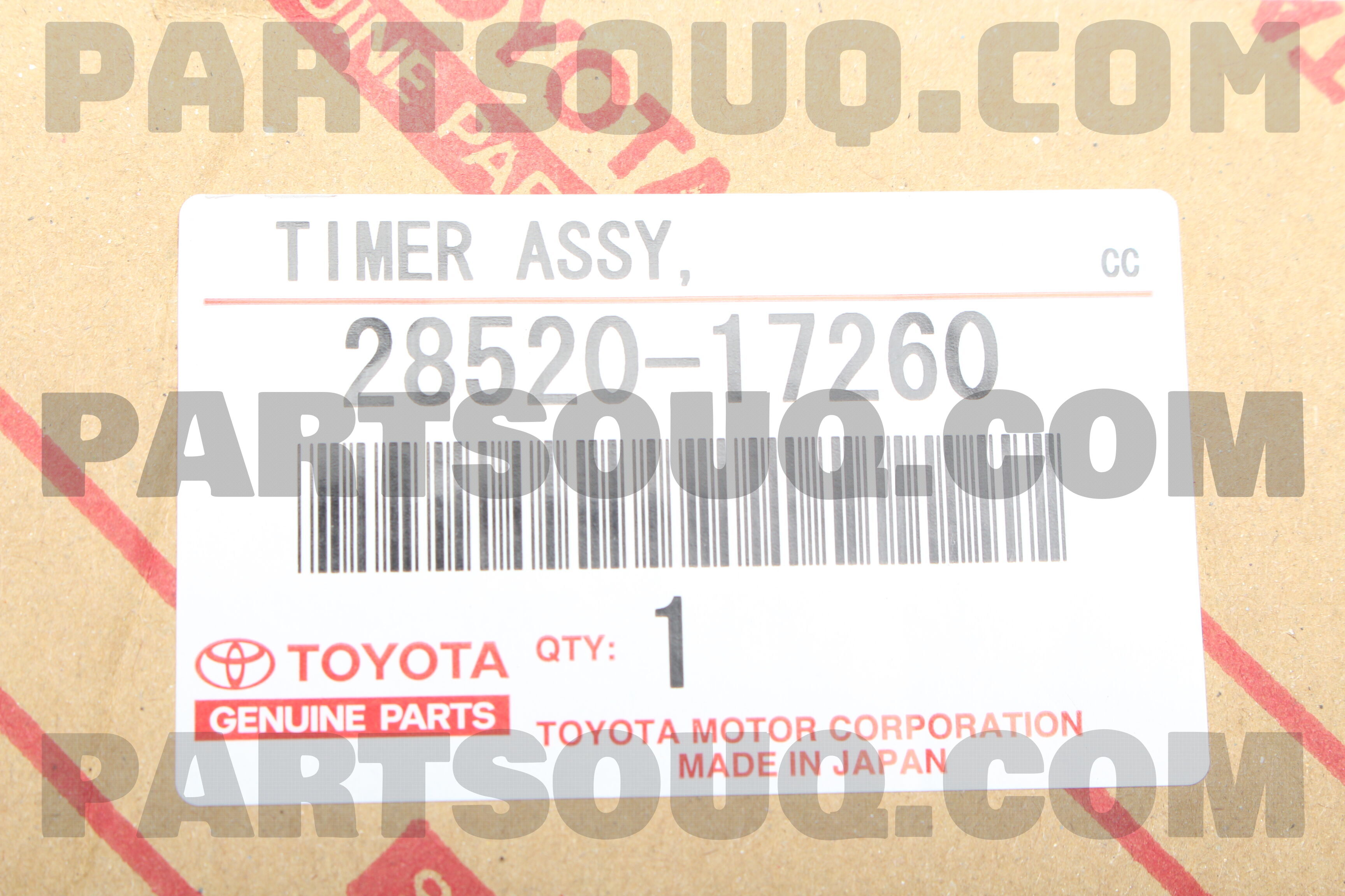TIMER ASSY, PREHEATING 2852017260 | Toyota Parts | PartSouq