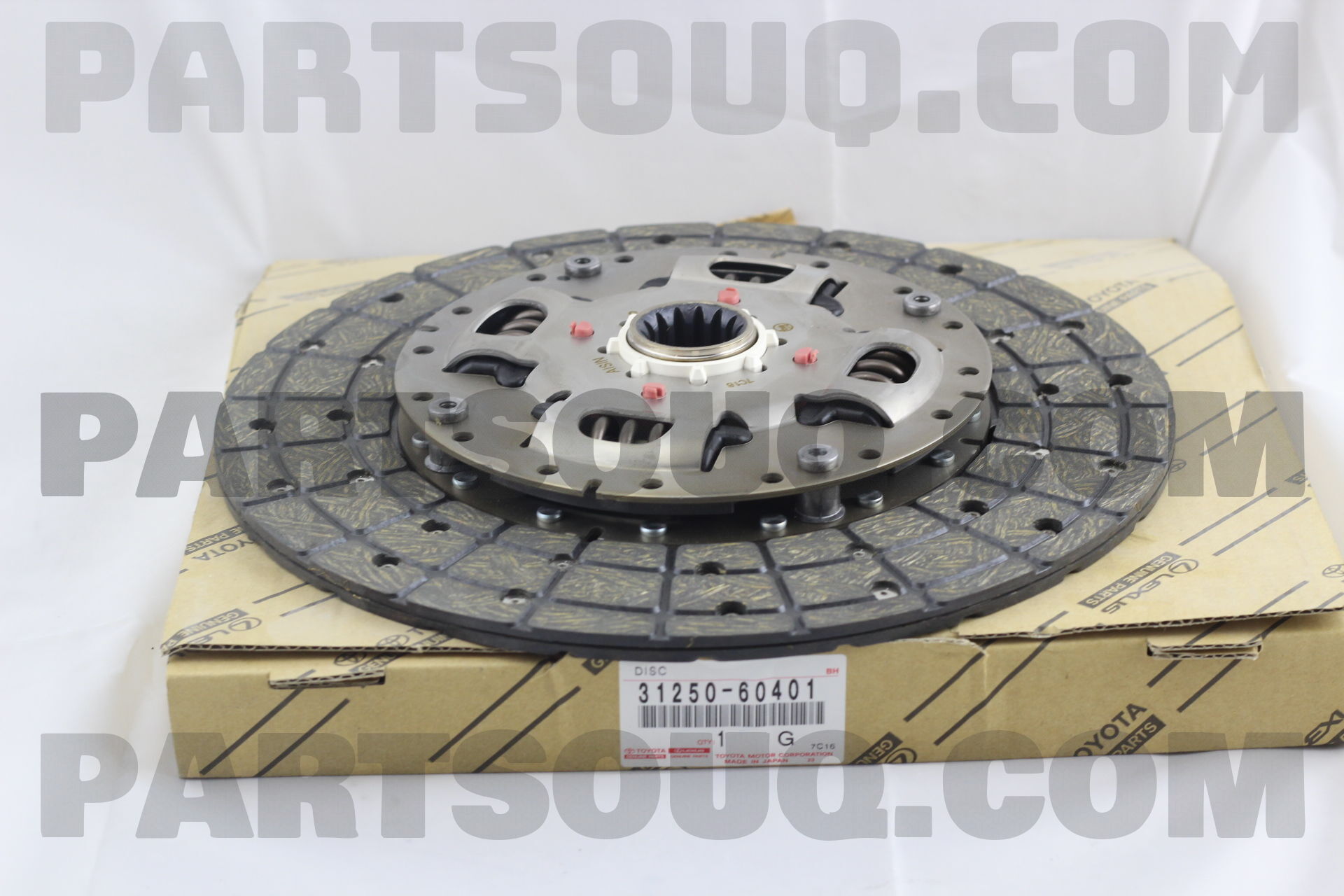 CLUTCH DISC TO 31250-60400,31250-60401 LAND CRUISER 199001-199907 AISIN ...