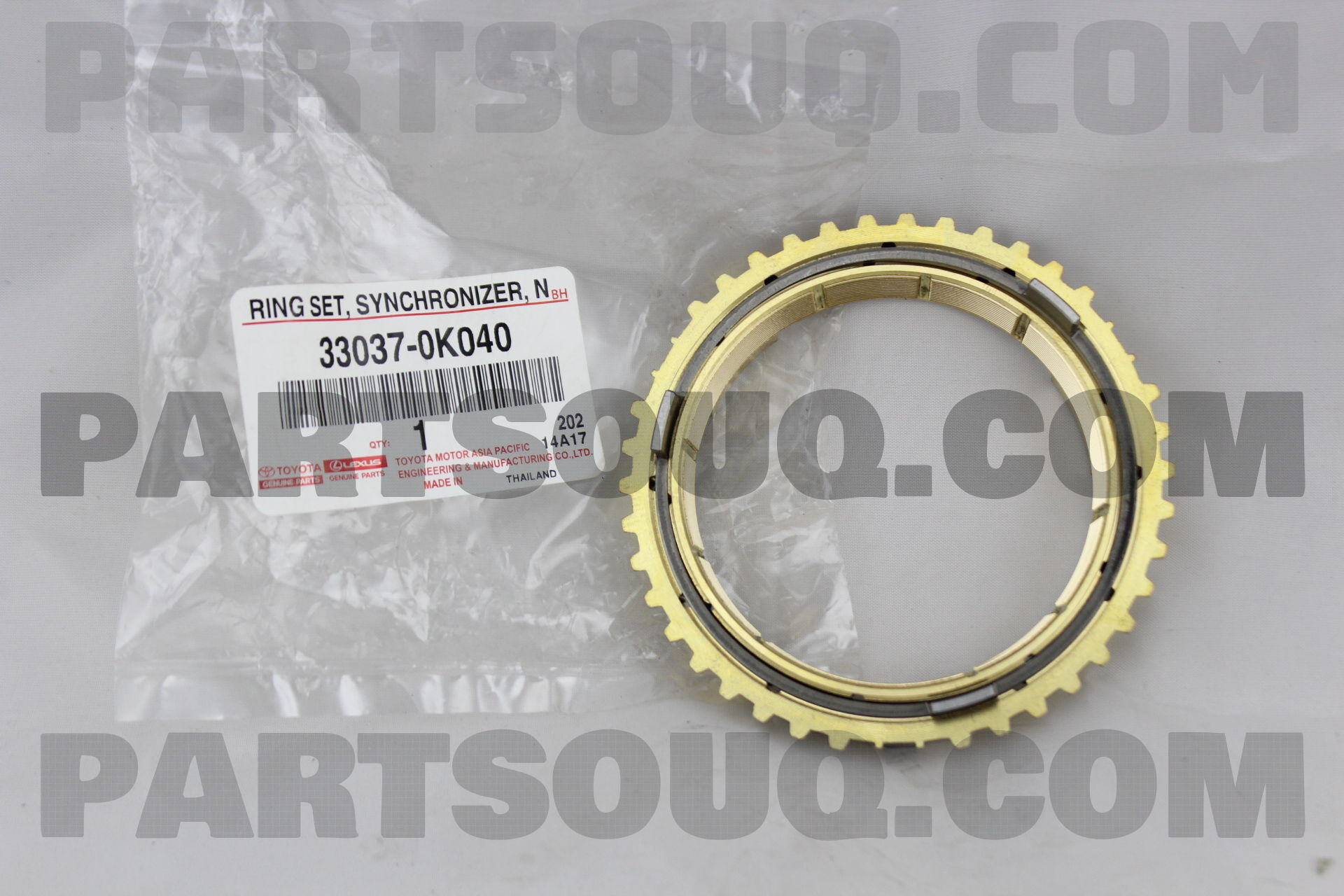 RING SET, SYNCHRONIZER, NO.1 330370K040 | Toyota Parts | PartSouq