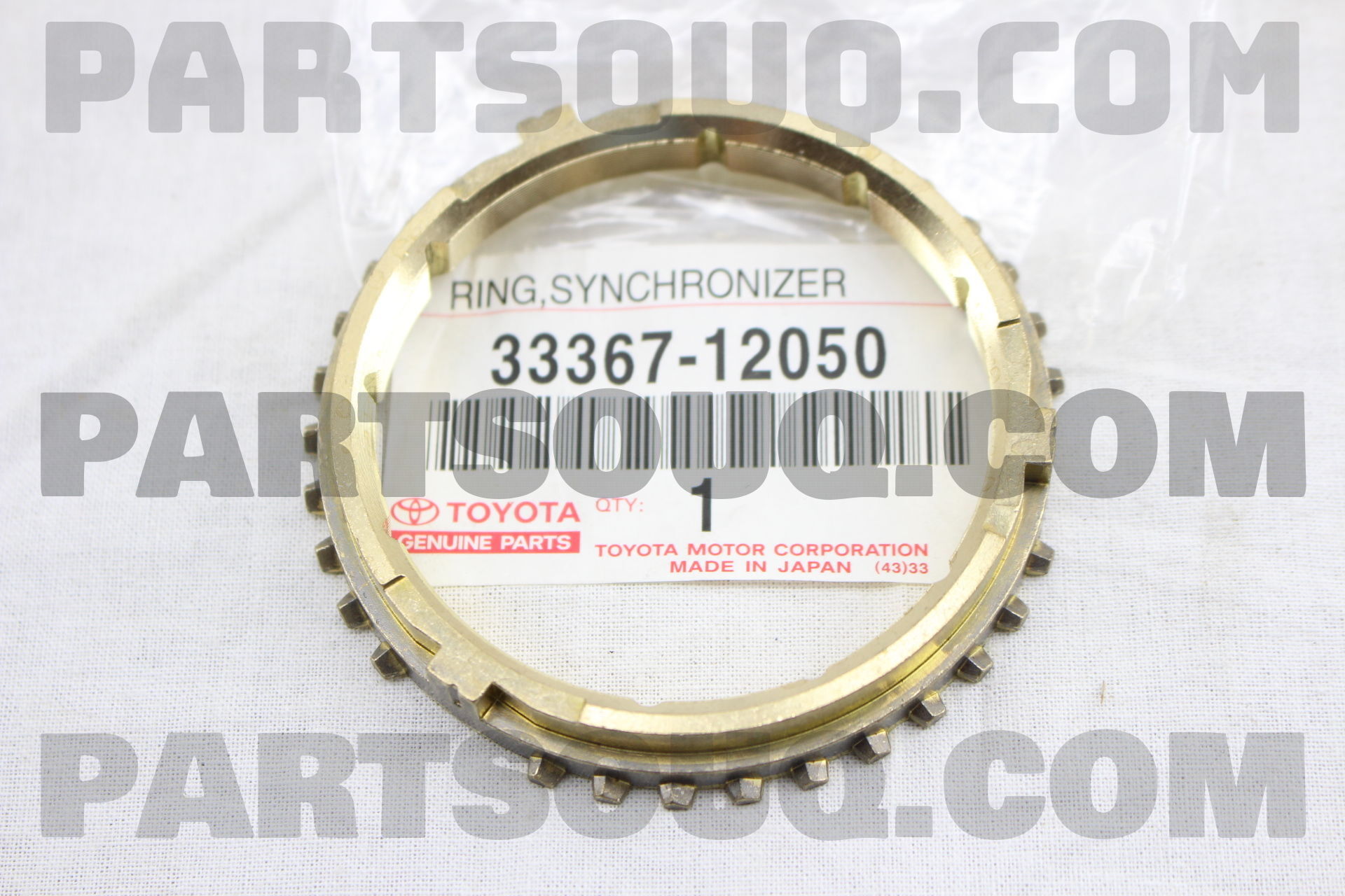 RING, SYNCHRONIZER, NO.1 3336712050 | Toyota Parts | PartSouq
