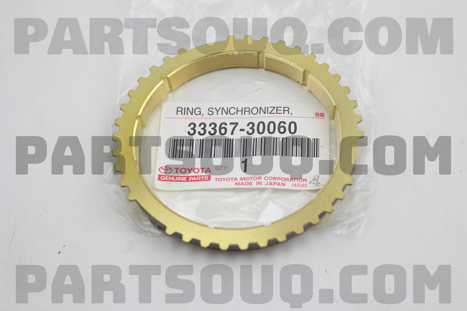 RING, SYNCHRONIZER, NO.1 3336730060 | Toyota Parts | PartSouq