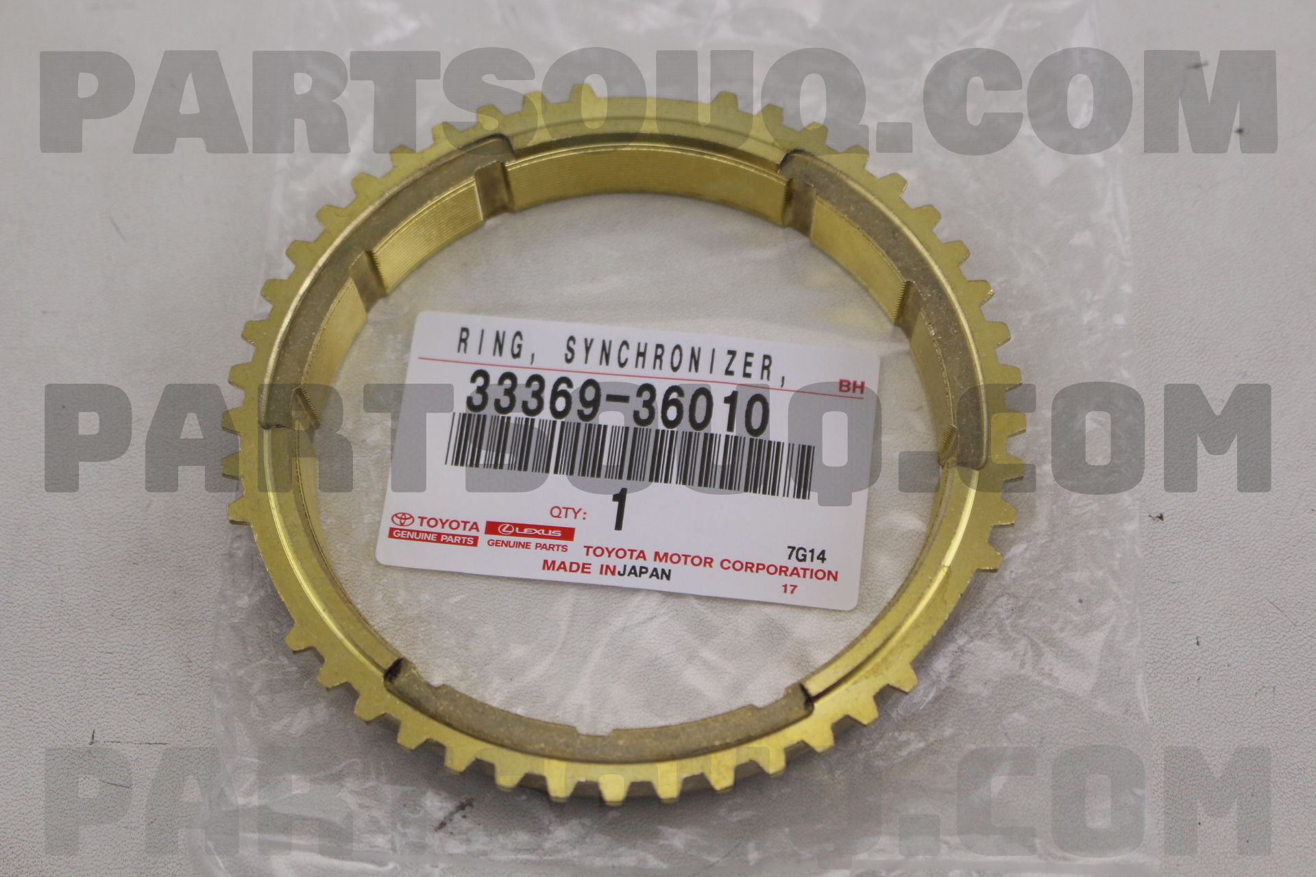 RING, SYNCHRONIZER, NO.3 3336936010 | Toyota Parts | PartSouq