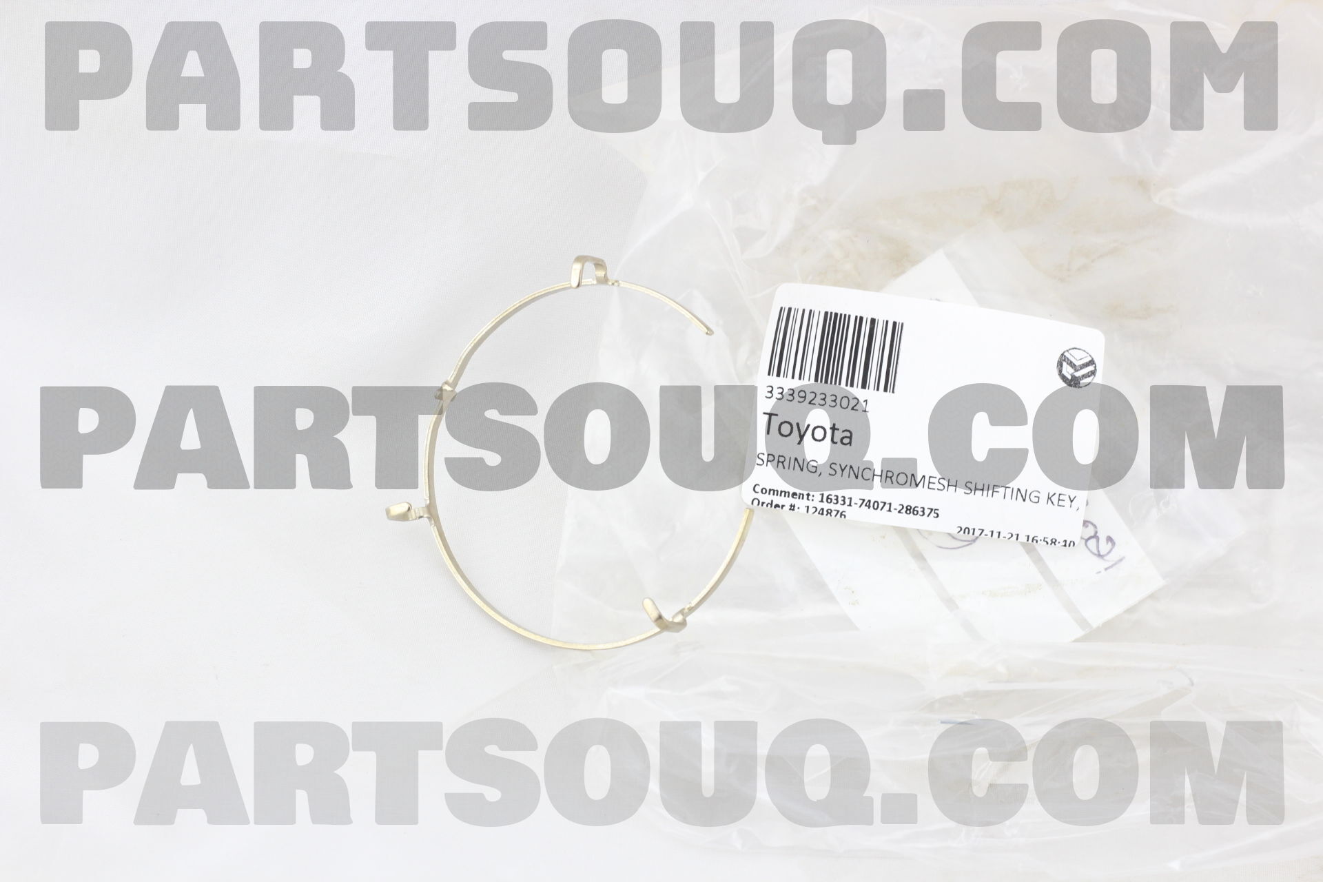 SPRING, SYNCHROMESH SHIFTING KEY, NO.3 3339233021 | Toyota Parts | PartSouq