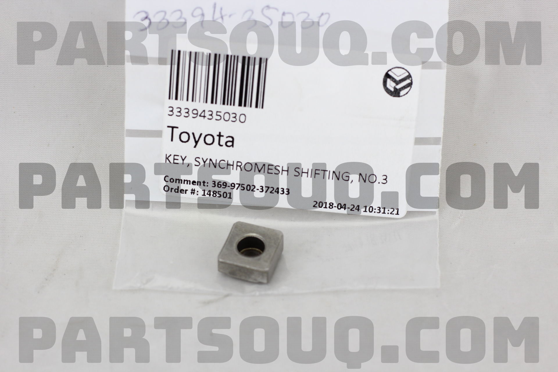 KEY, SYNCHROMESH SHIFTING, NO.3 3339435030 | Toyota Parts | PartSouq