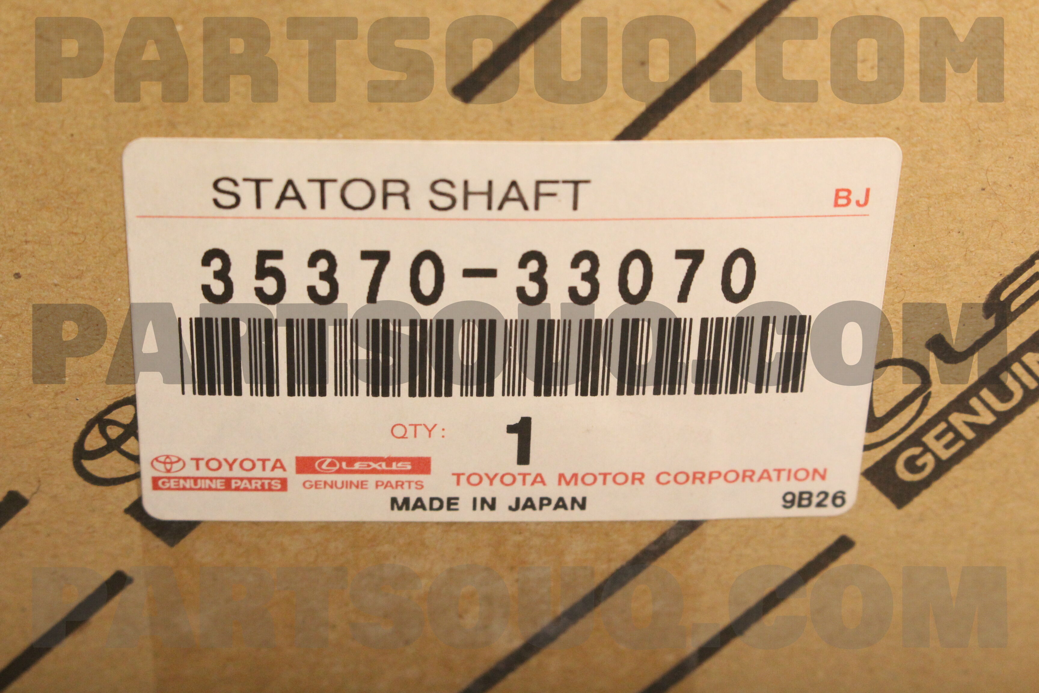 SHAFT ASSY, STATOR 3537033070 | Toyota Parts | PartSouq