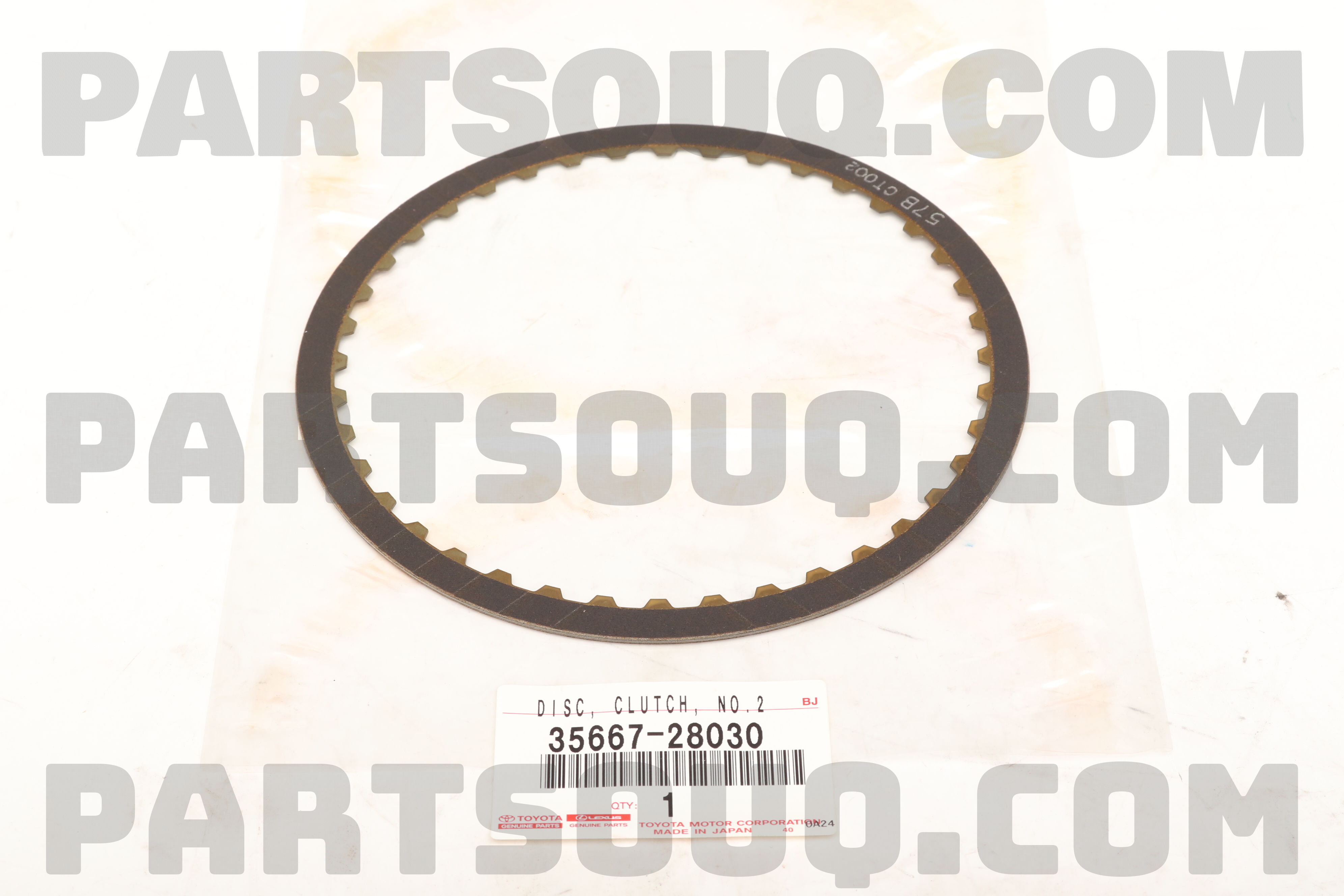 DISC, CLUTCH (FOR DIRECT MULTIPLE DISC CLUTCH) 3566728030 | Toyota ...