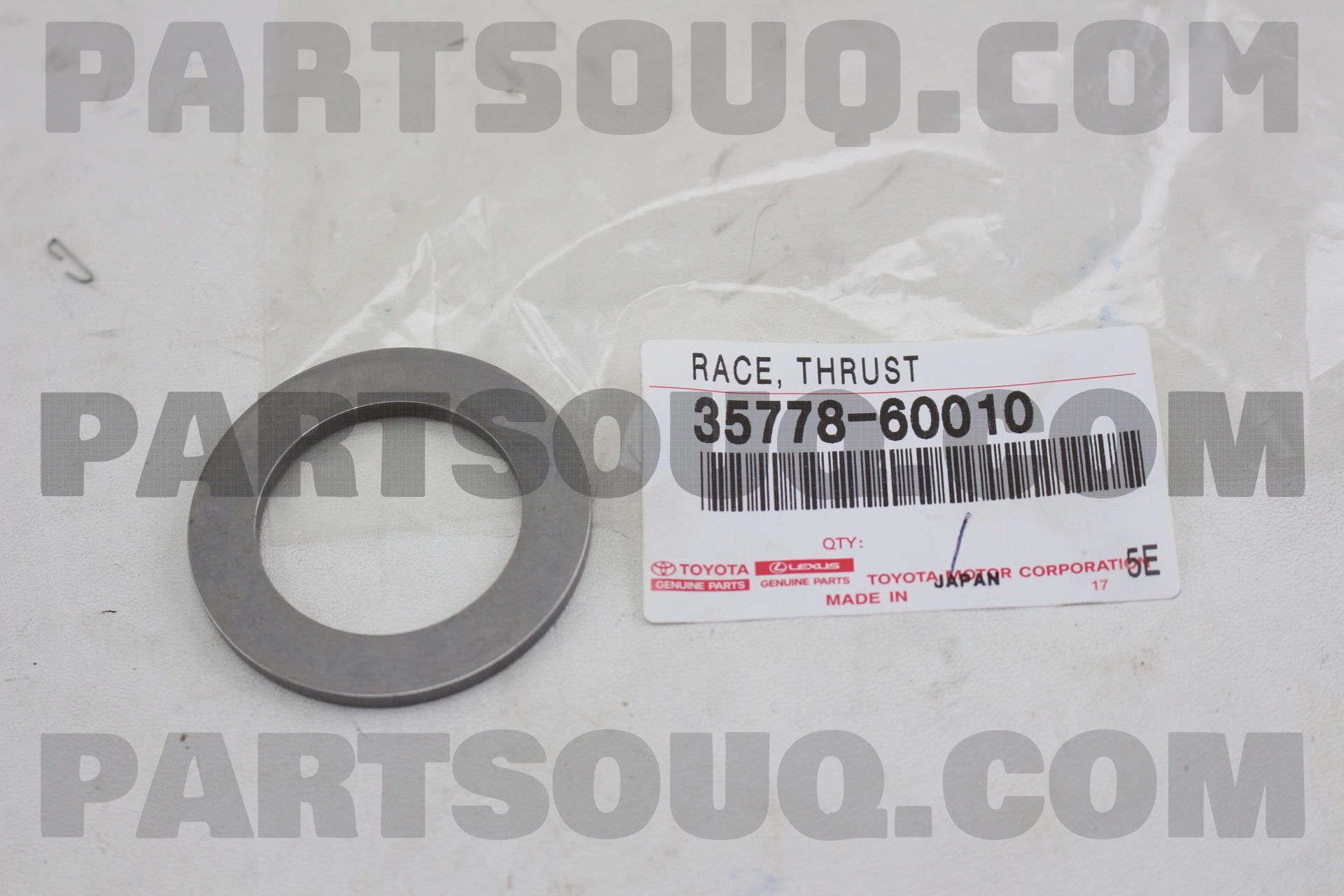 RACE, THRUST BEARING, NO.8 3577860010 | Toyota Parts | PartSouq