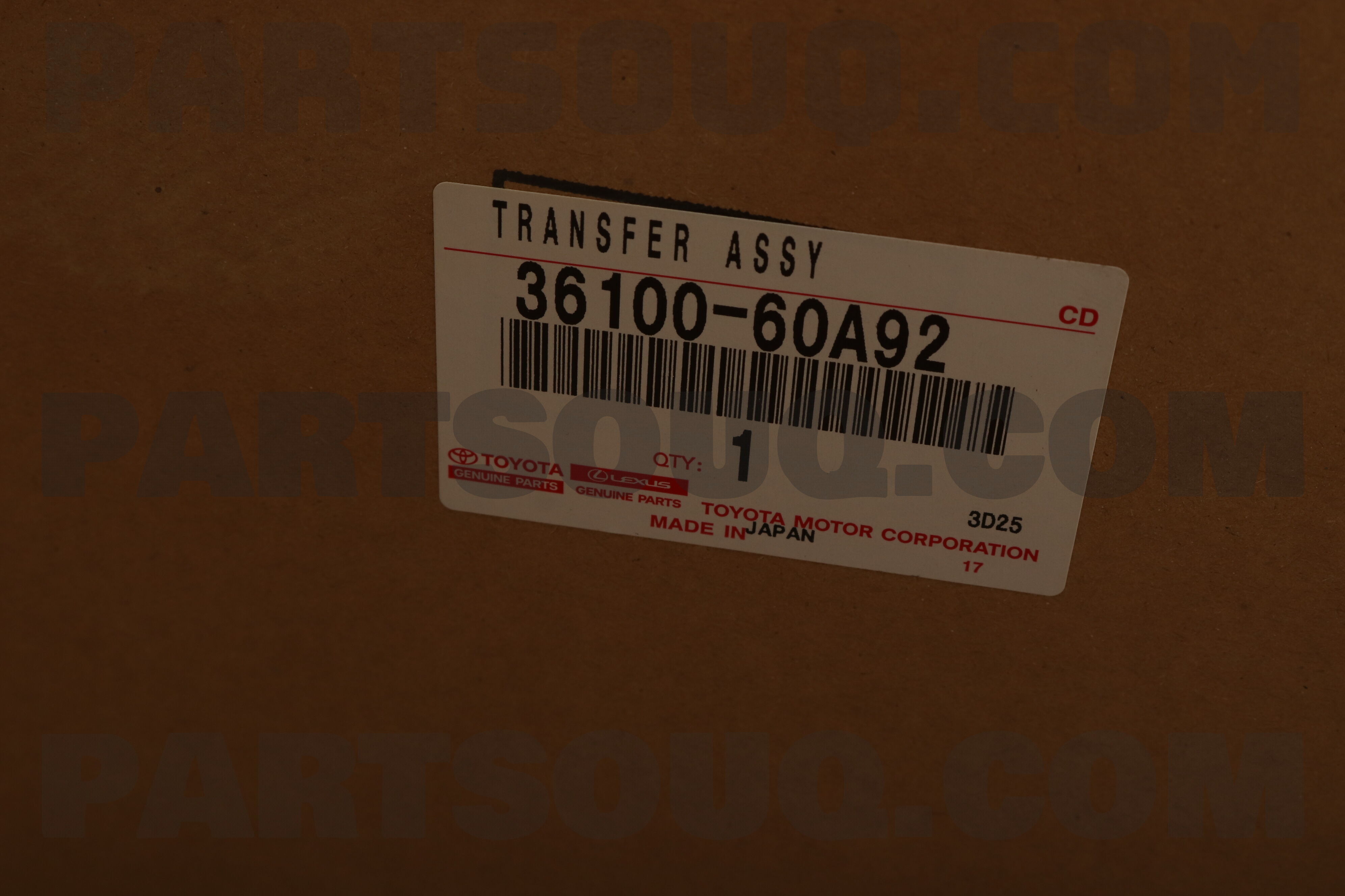 TRANSFER ASSY 3610060A92 | Toyota Parts | PartSouq