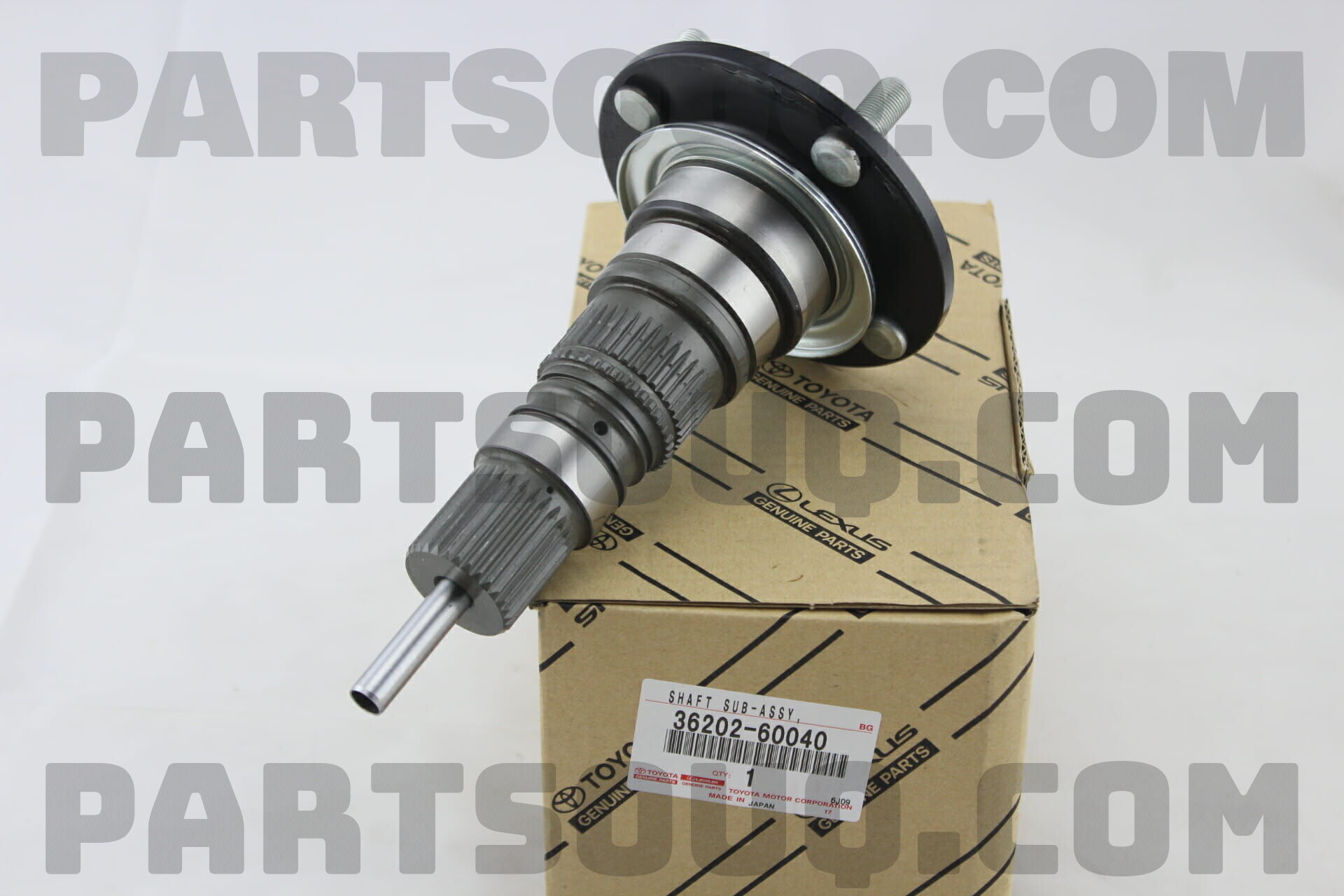 SHAFT SUB-ASSY, TRANSFER OUTPUT, REAR 3620260040 | Toyota Parts | PartSouq