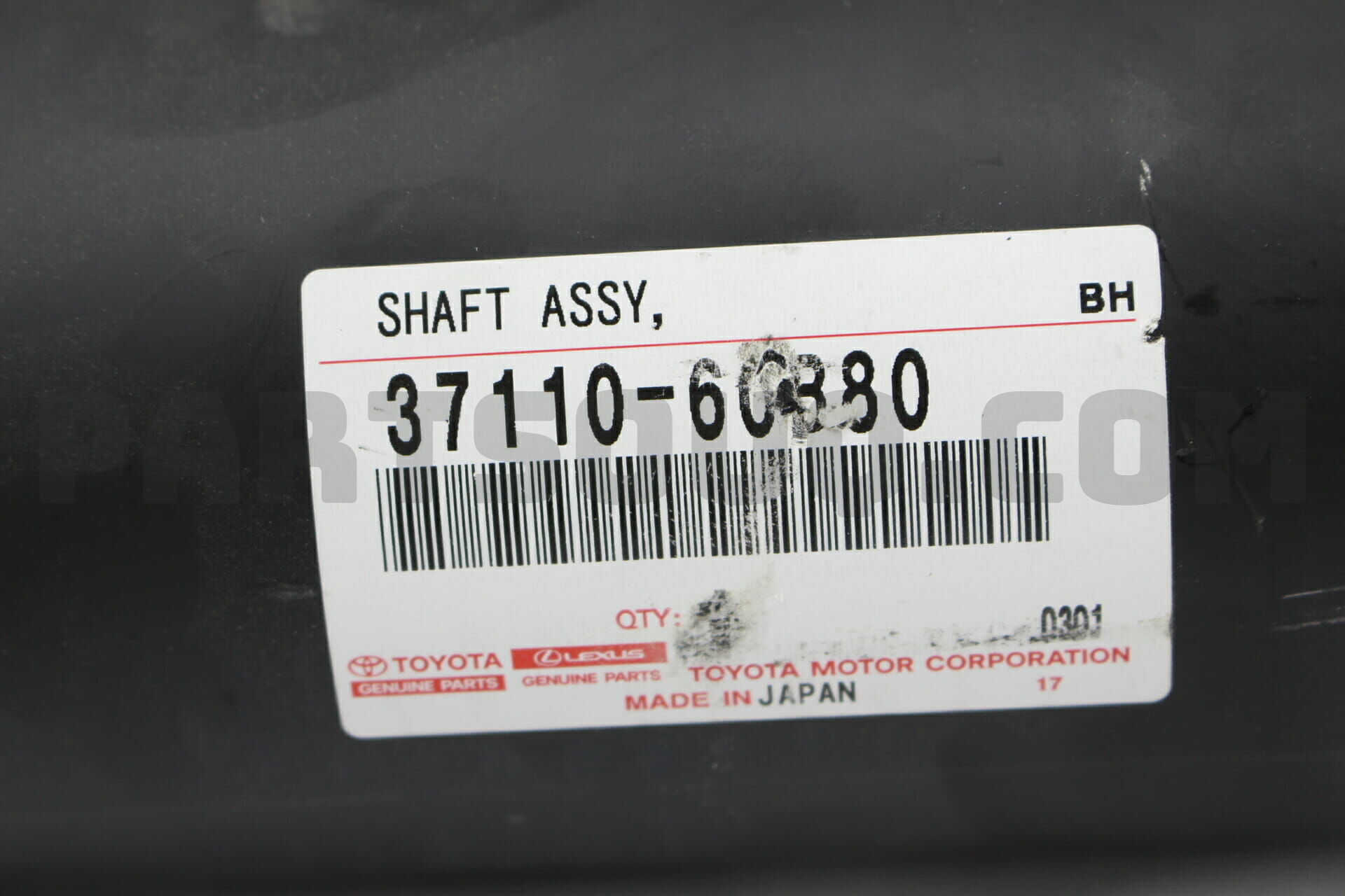 SHAFT ASSY, PROPELLER 3711060A90 | Toyota Parts | PartSouq SHAFT ASSY, PROPELLER 3711060A90 | Toyota Parts | PartSouq