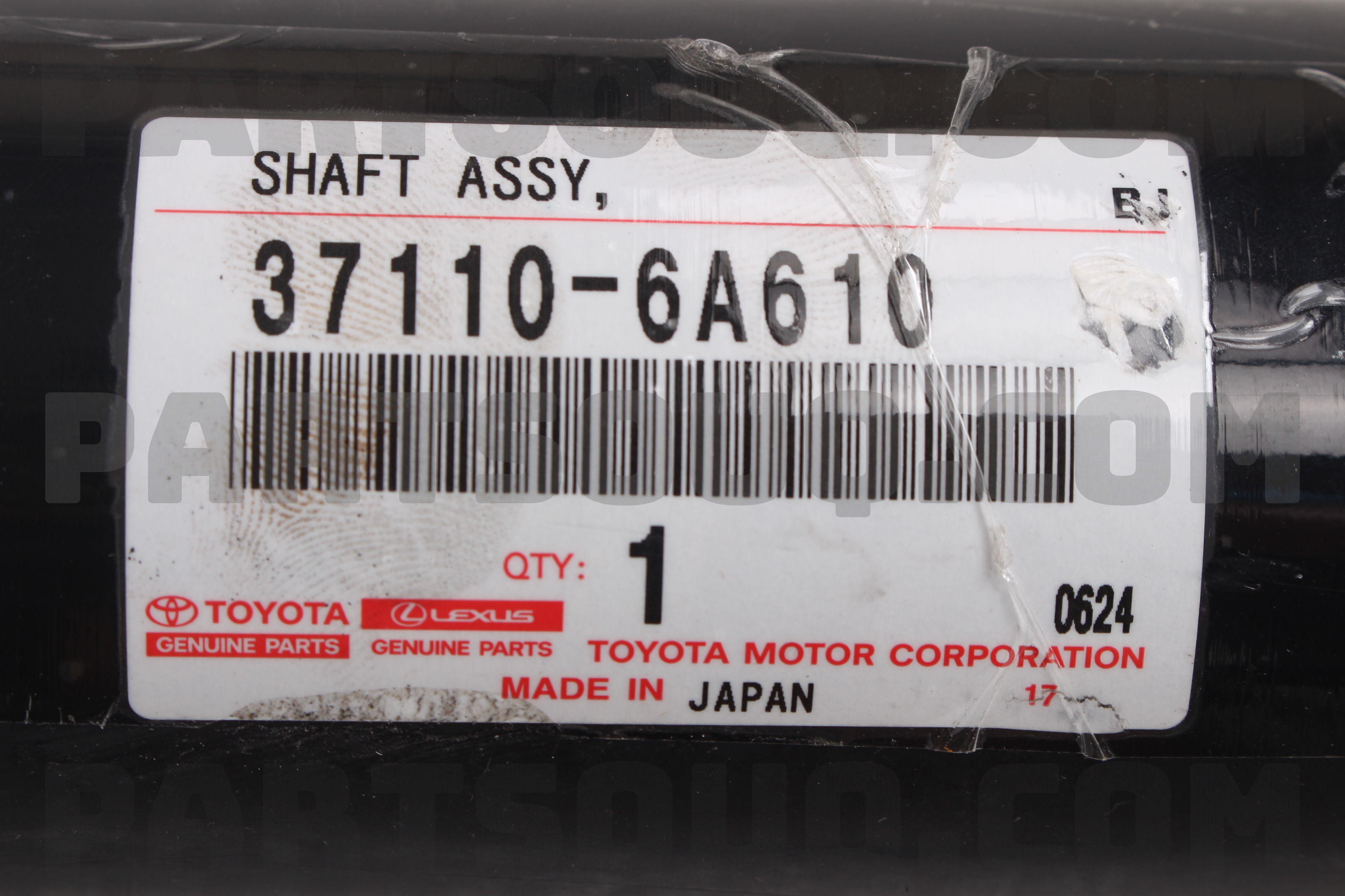 SHAFT ASSY, PROPELLER 371106A290 | Toyota Parts | PartSouq
