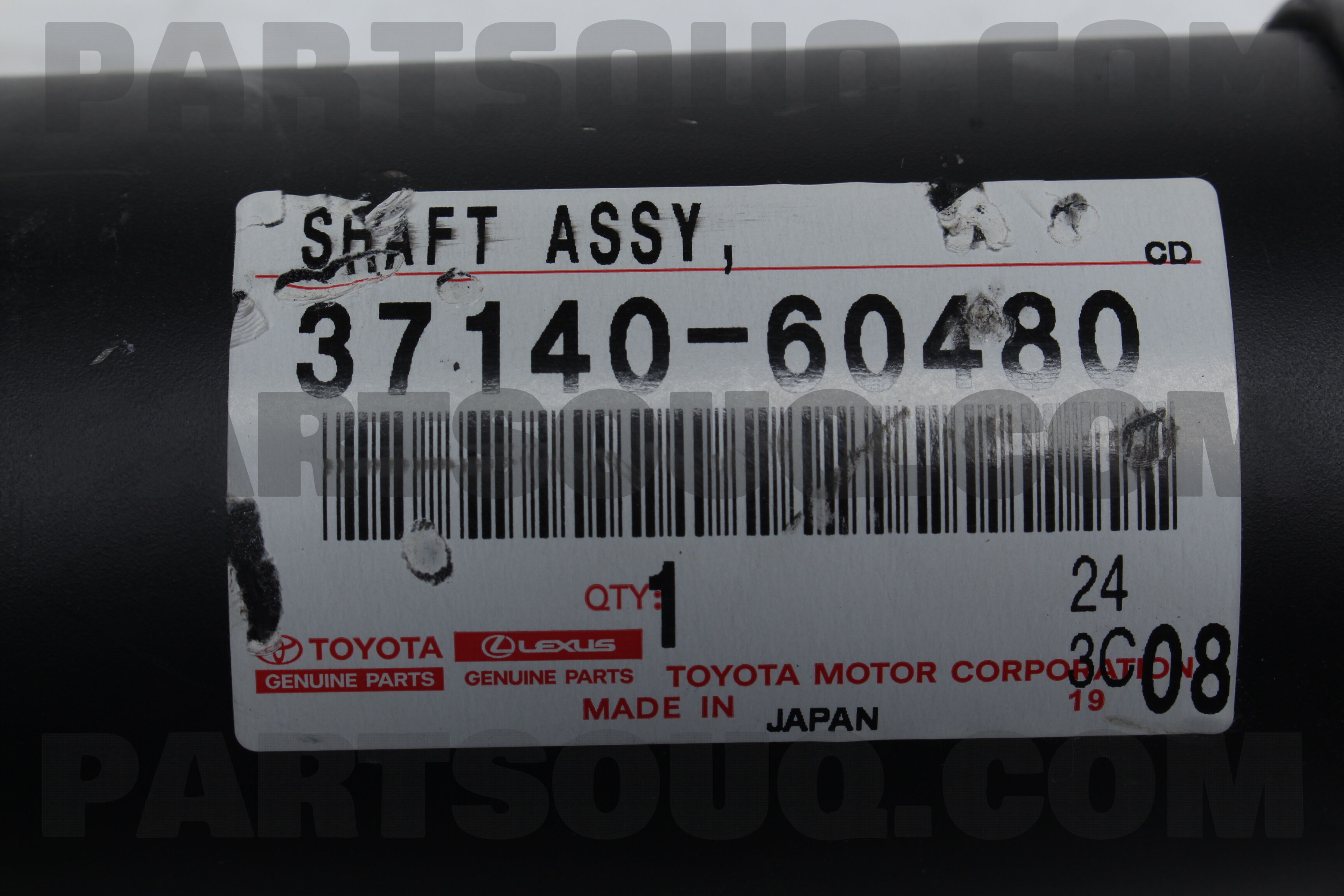 SHAFT ASSY, PROPELLER, FRONT 3714060480 | Toyota Parts | PartSouq