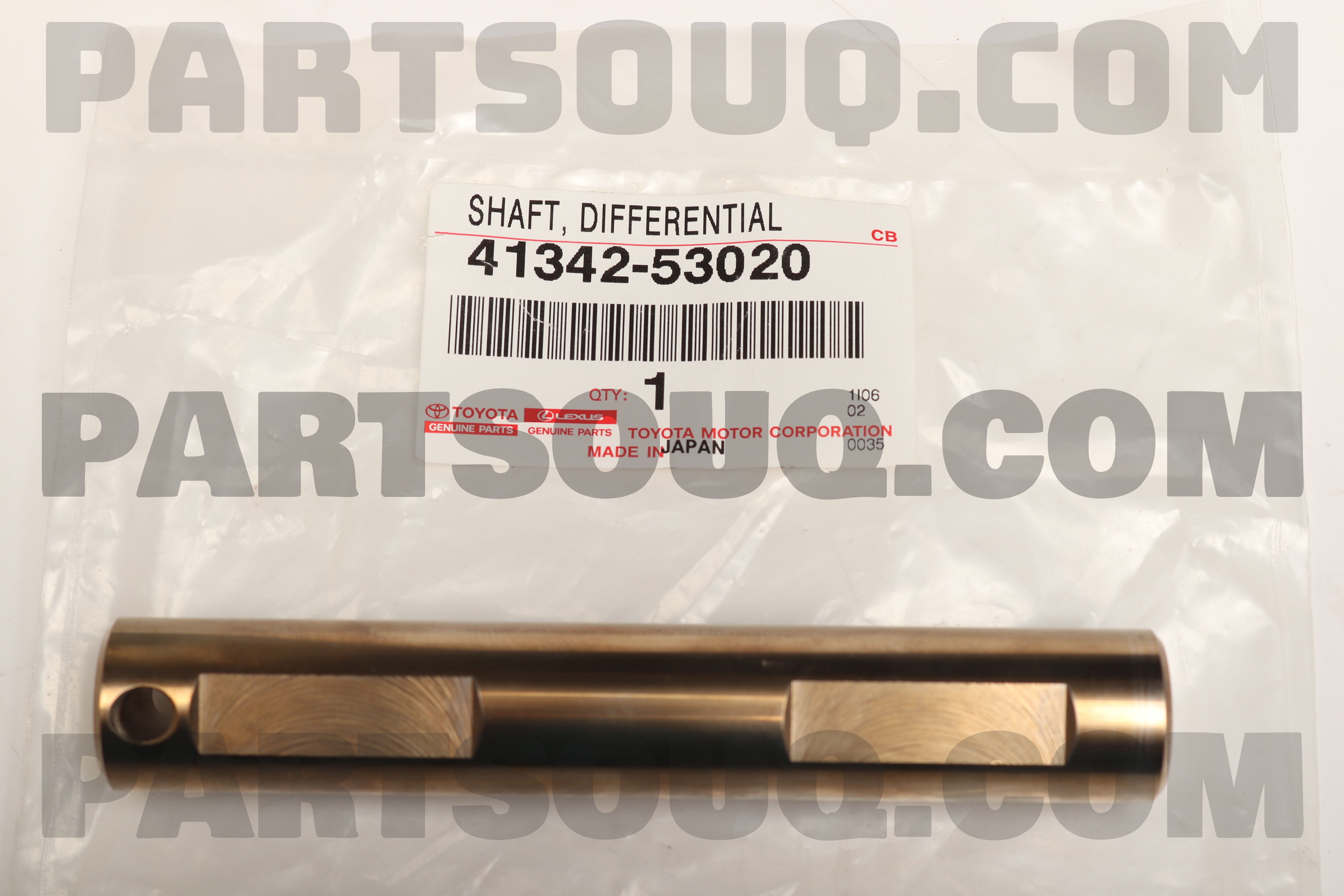 SHAFT, REAR DIFFERENTIAL PINION 4134253020 | Toyota Parts | PartSouq