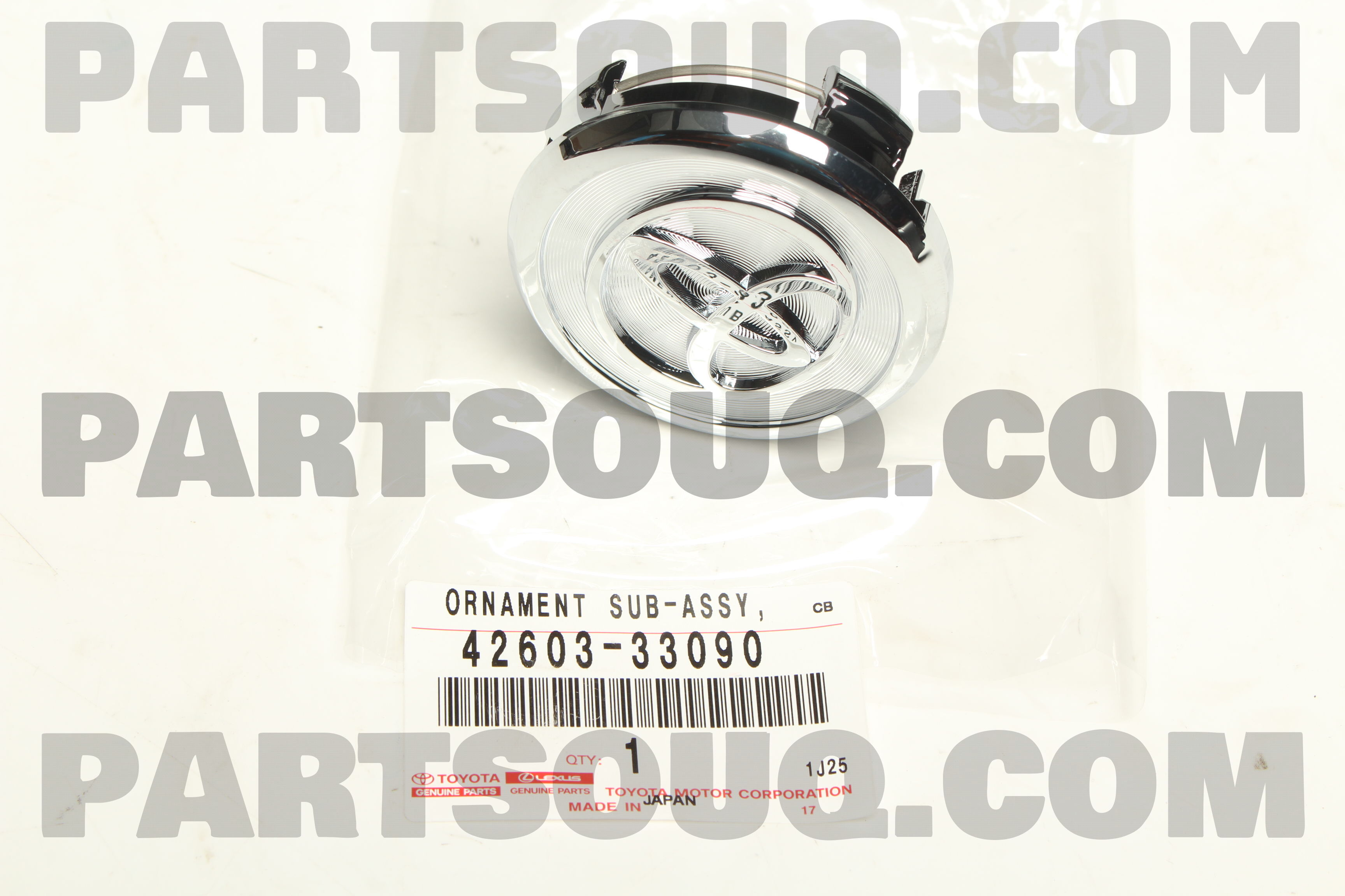 ORNAMENT SUB-ASSY, WHEEL HUB 4260333090 | Toyota Parts | PartSouq