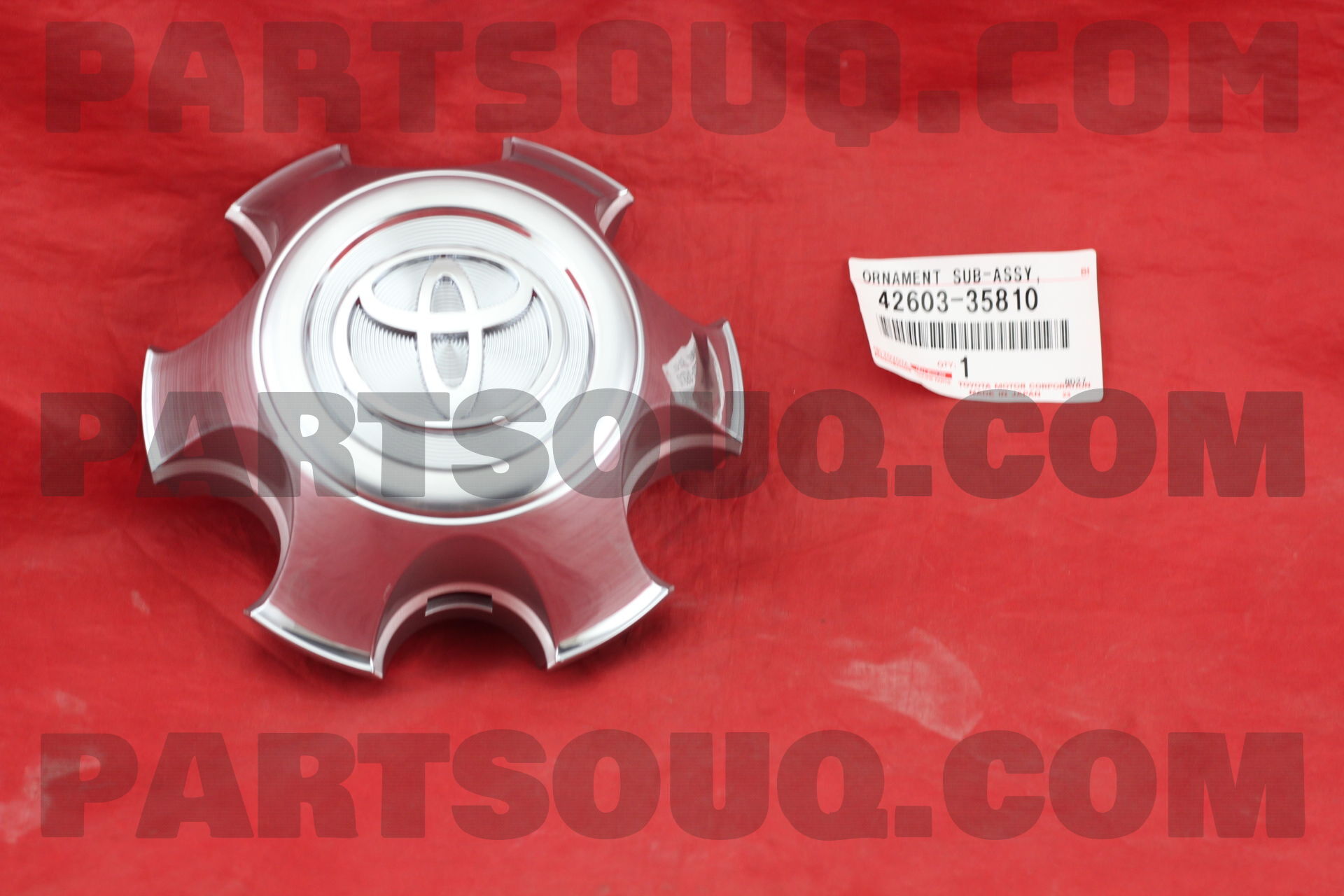 ORNAMENT SUB-ASSY, WHEEL HUB 4260335810 | Toyota Parts | PartSouq
