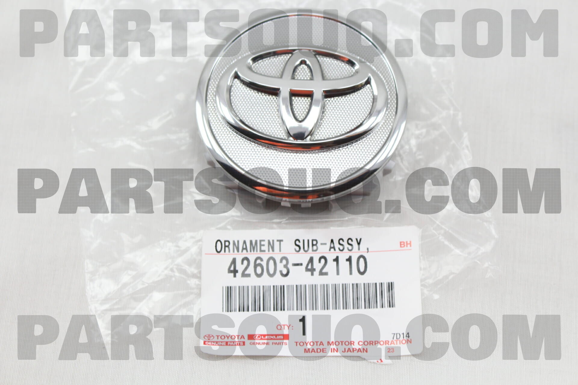 ORNAMENT SUB-ASSY, WHEEL HUB 4260342110 | Toyota Parts | PartSouq