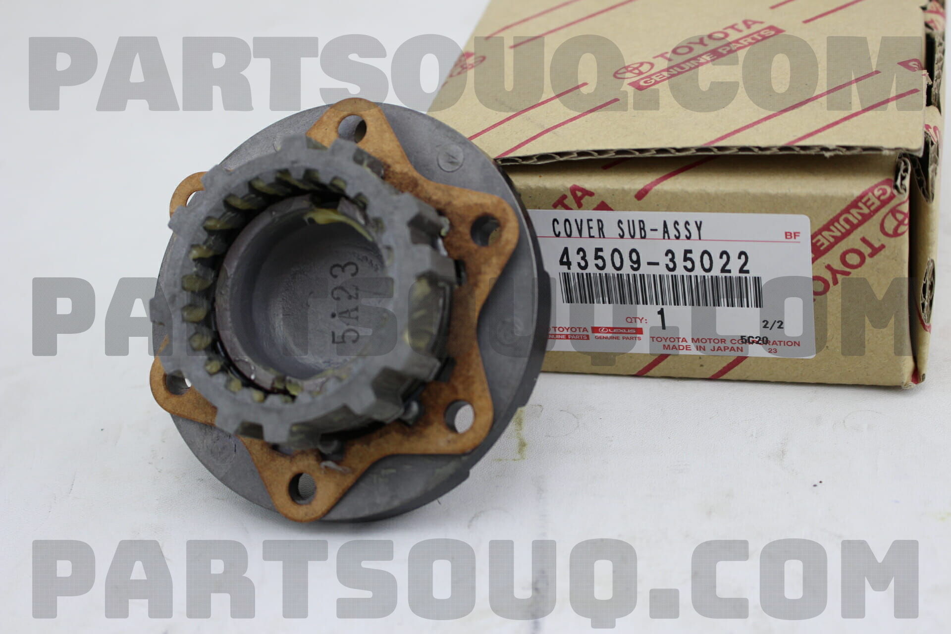 COVER SUB-ASSY, FREE WHEEL HUB 4350935022 | Toyota Parts | PartSouq