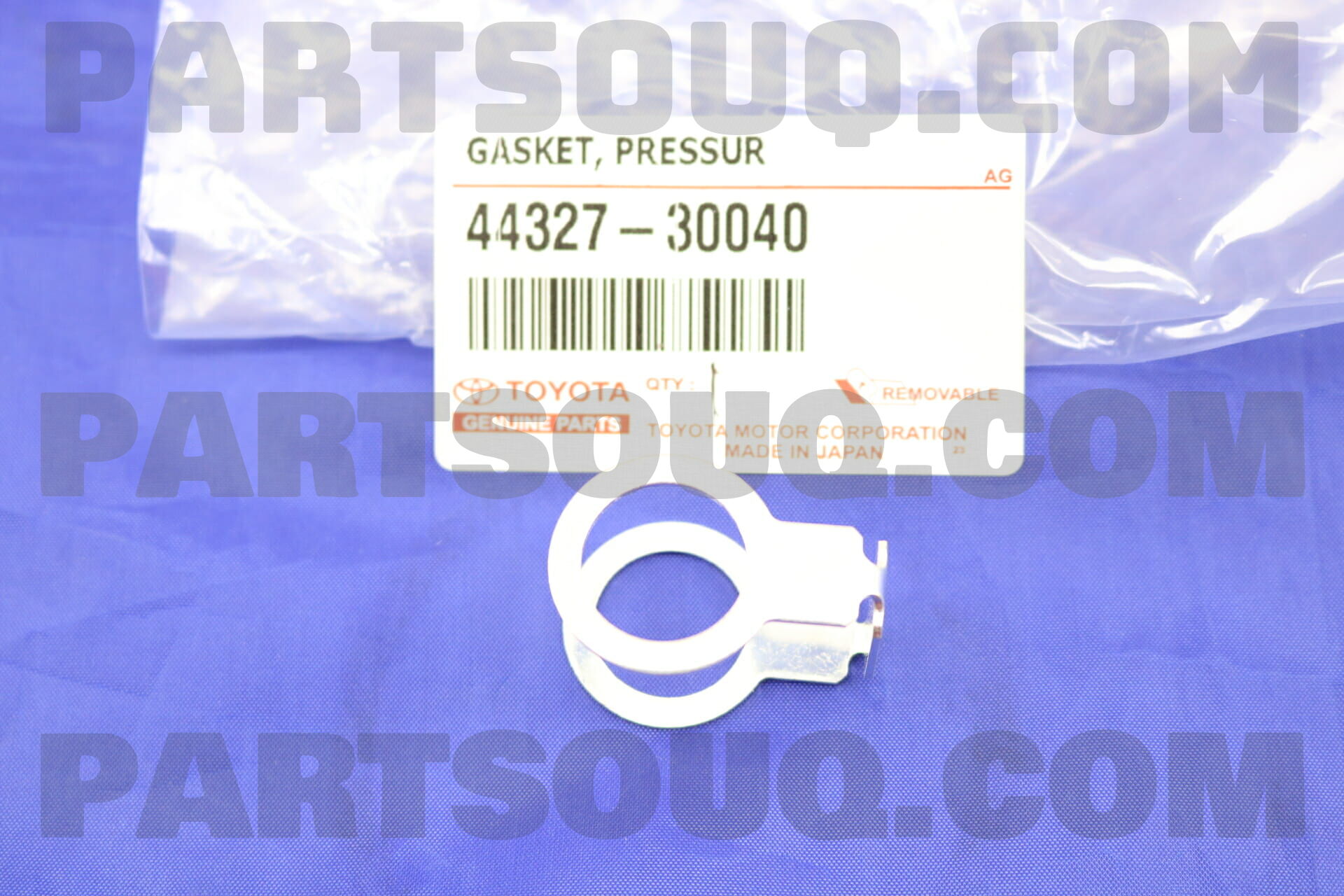 GASKET(FOR PRESSURE FEED HOSE) 4432730040 | Toyota Parts | PartSouq
