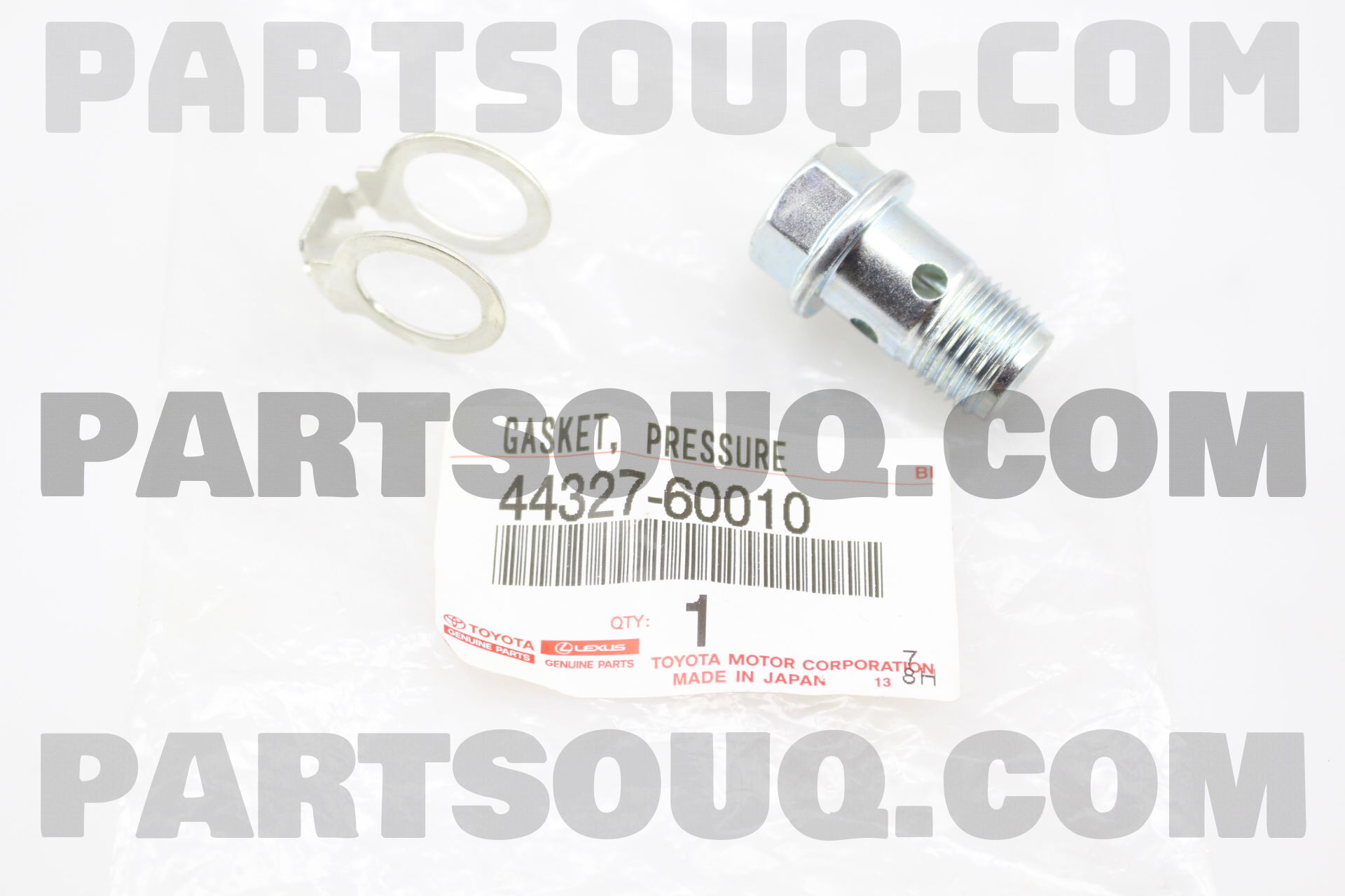 GASKET, PRESSURE PORT, NO.1 4432760010 | Toyota Parts | PartSouq