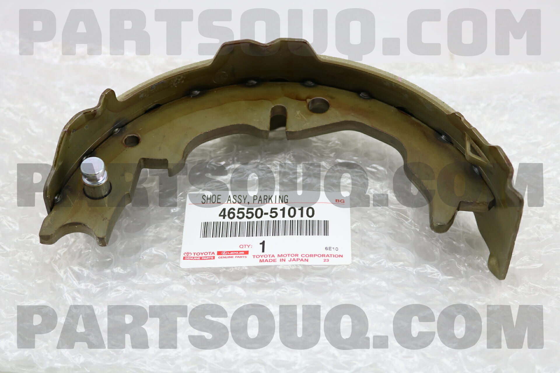 SHOE ASSY, PARKING BRAKE, RH OR CENTER NO.2 4655051010 | Toyota Parts ...