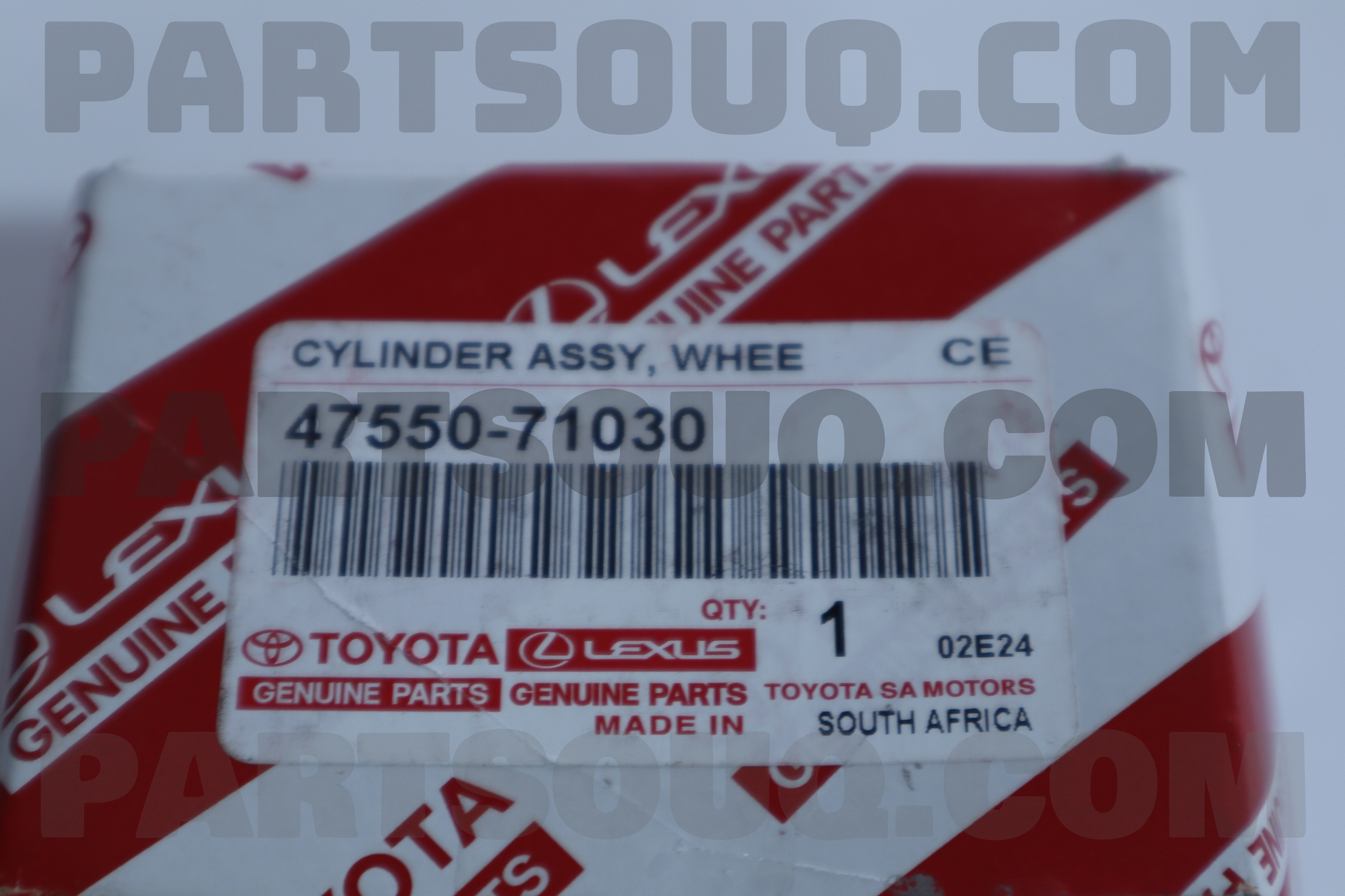 CYLINDER ASSY, WHEEL 4755071030 | Toyota Parts | PartSouq