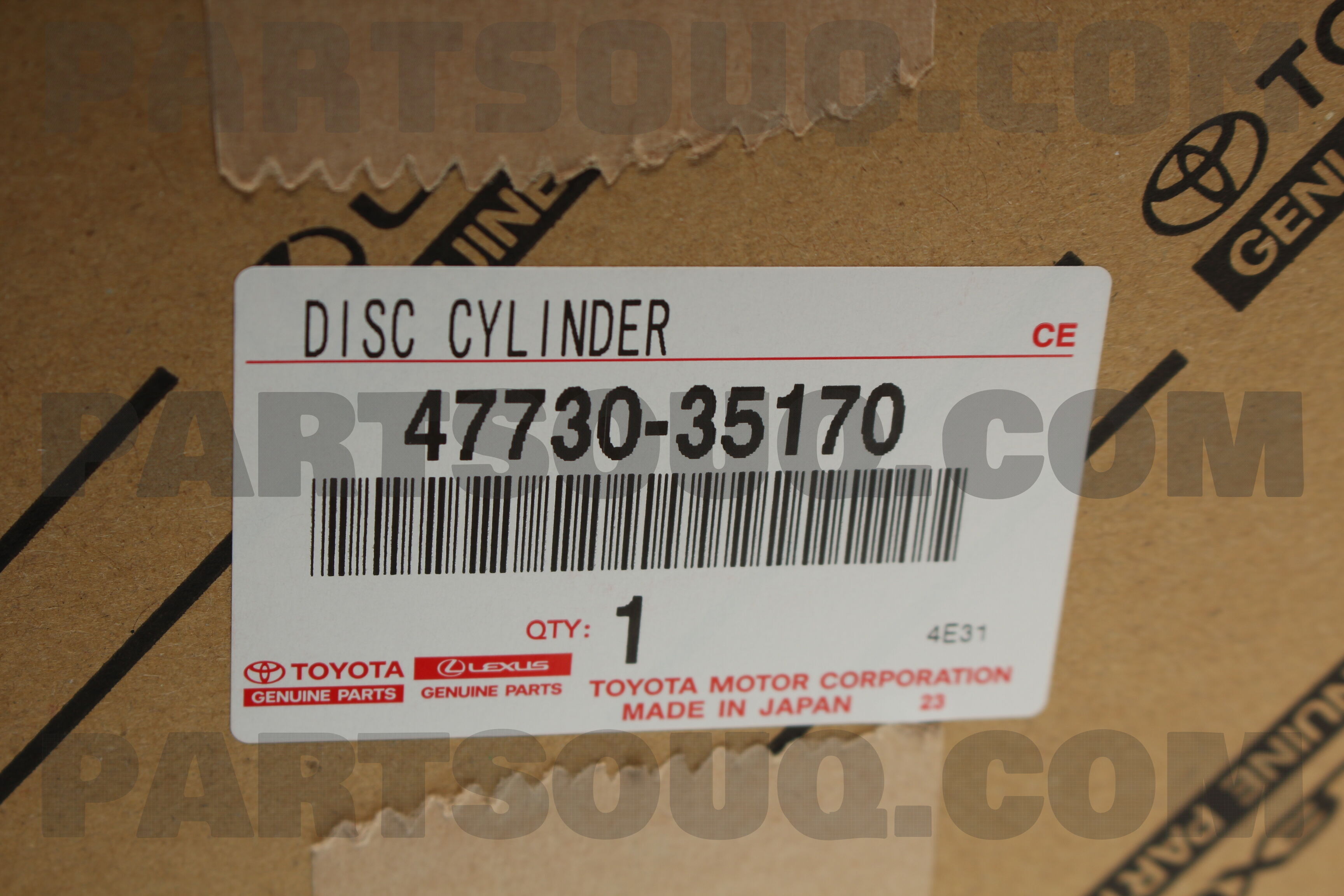 CYLINDER ASSY, REAR DISC BRAKE, RH 4773035170 | Toyota Parts | PartSouq