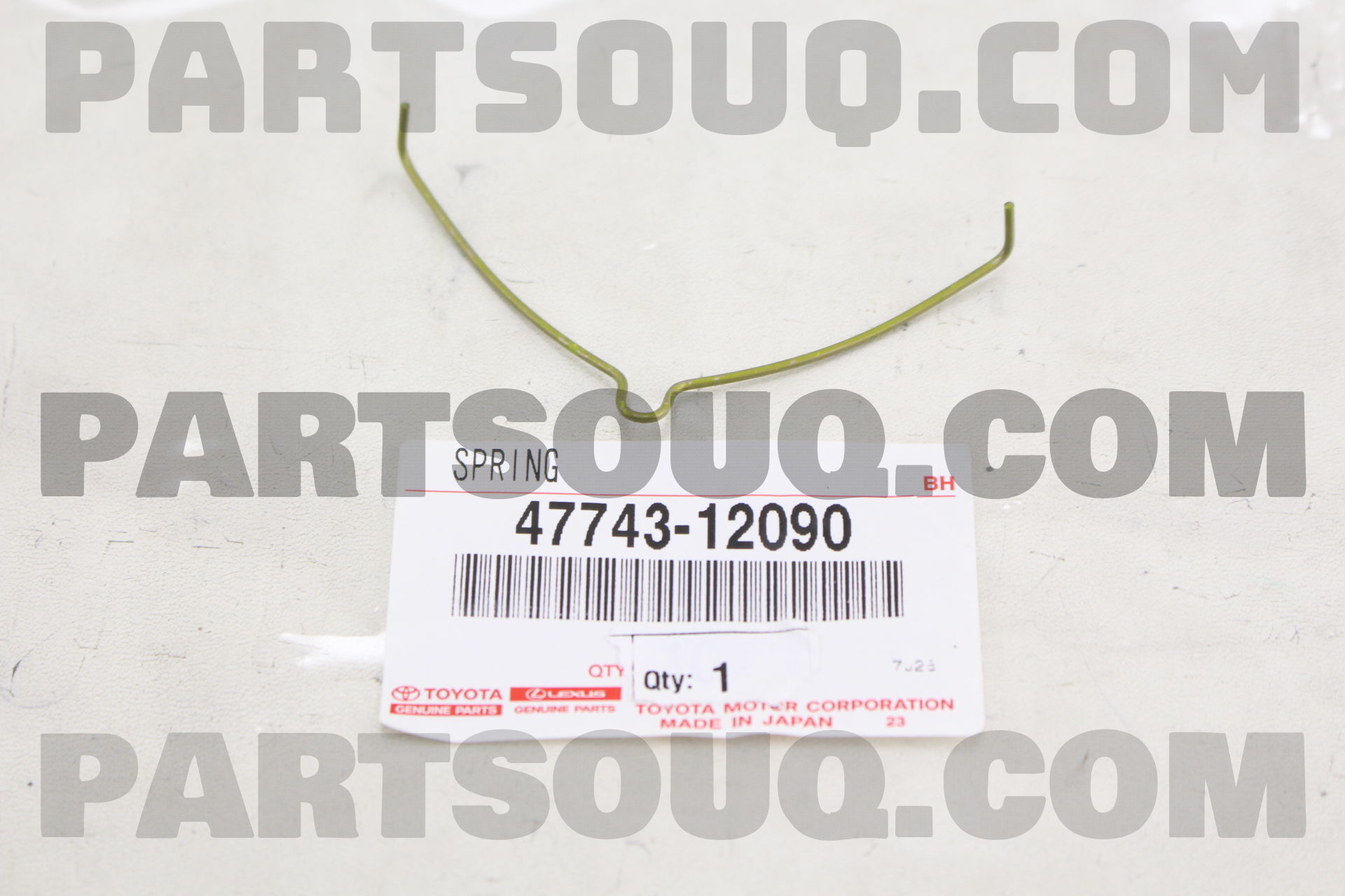 SPRING, ANTI-SQUEAL(FOR FRONT DISC BRAKE) 4774312090 | Toyota Parts ...