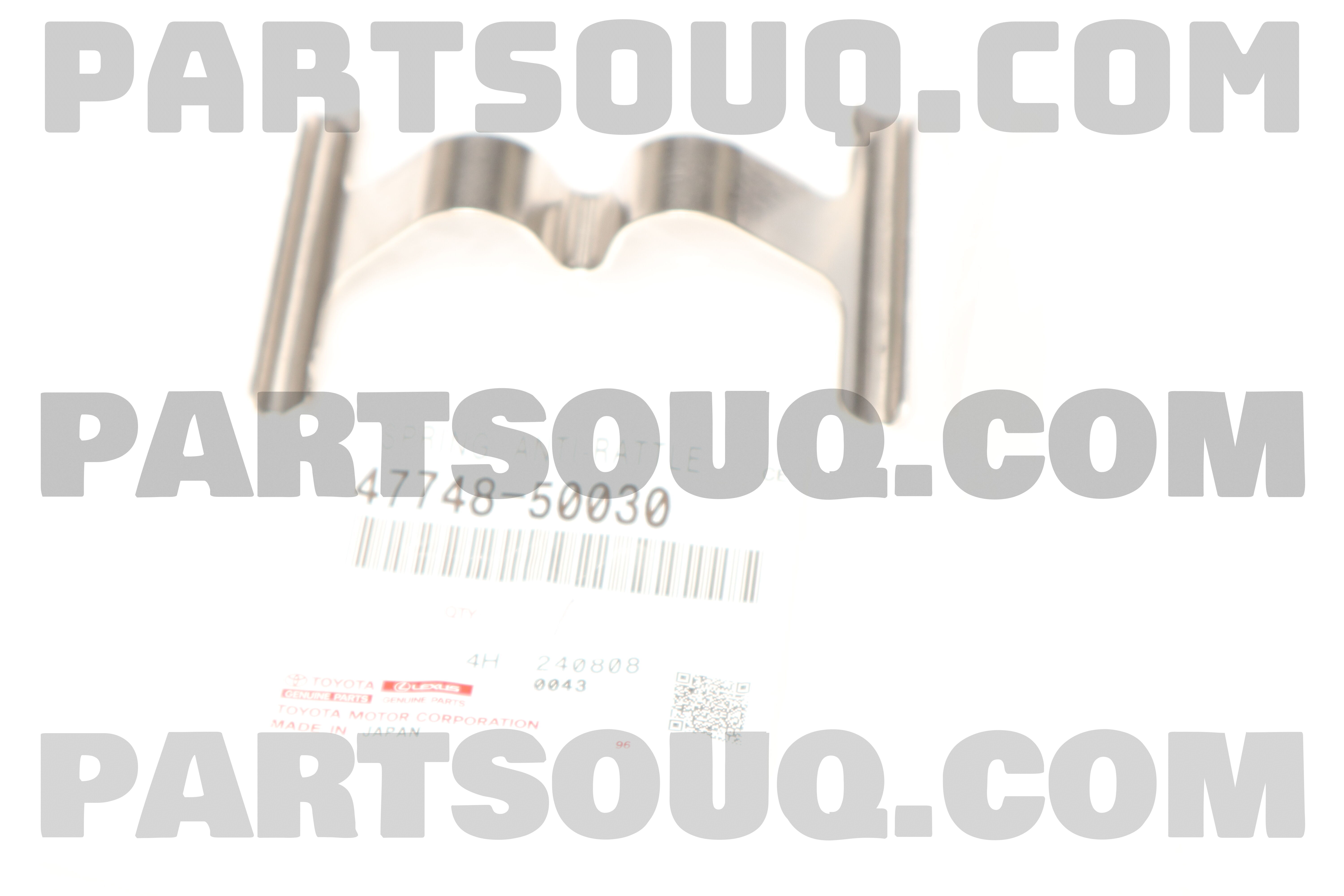 SPRING, ANTI-RATTLE, NO.1(FOR REAR DISC BRAKE) 4774850030 | Toyota ...